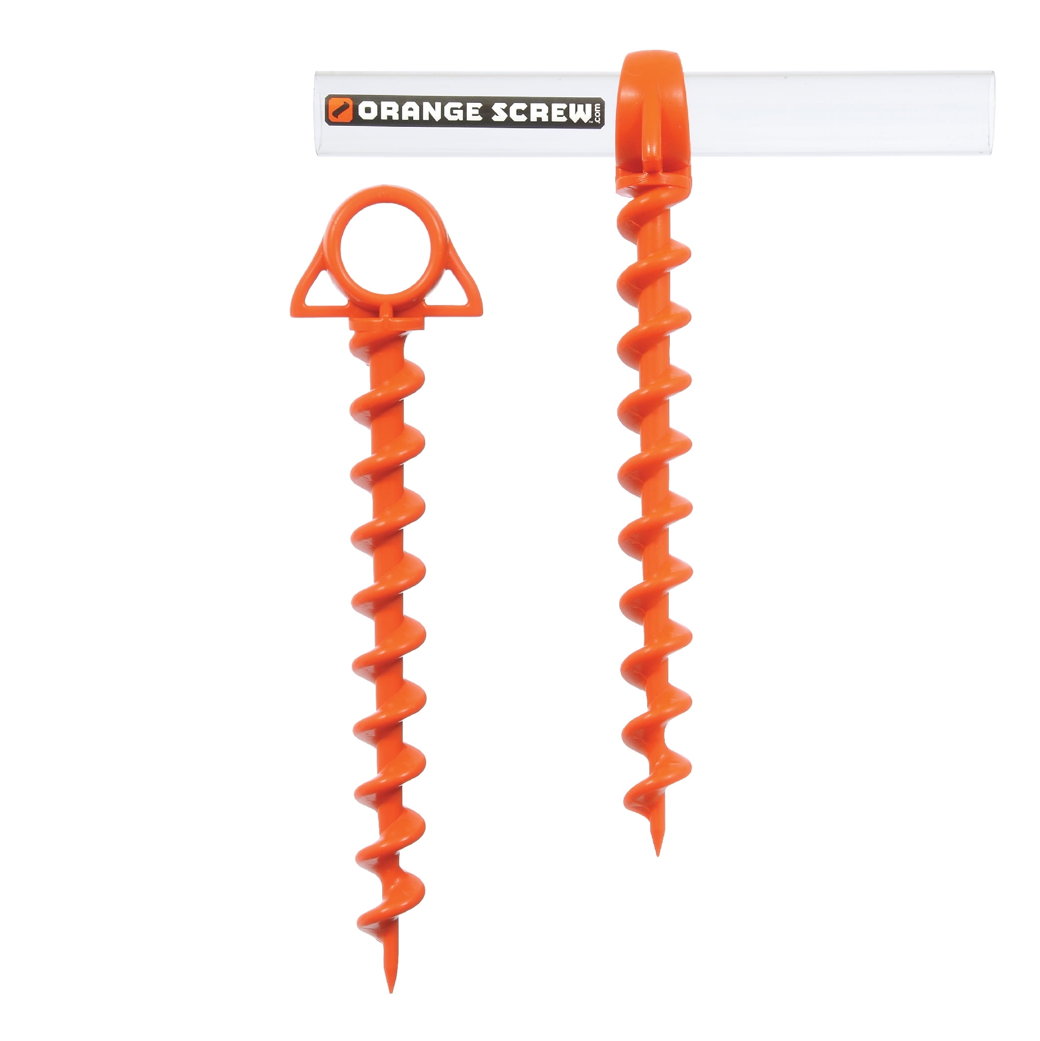 Orange Screw: The Ultimate Ground Anchor | Large 2 Pack | Made in The ...