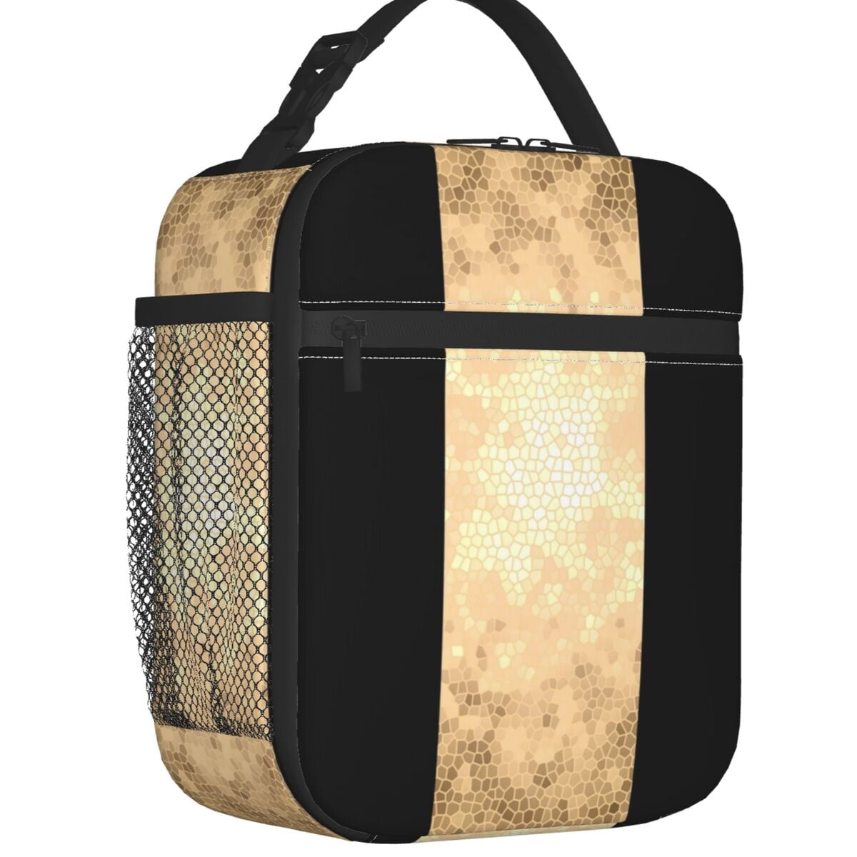 Orange Shining Looped Hexagons Overlook Hotel Carpet Portable Lunch Box ...