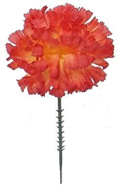 Orange Silk Picks - Artificial Flowers for Weddings, Decorations, DIY ...