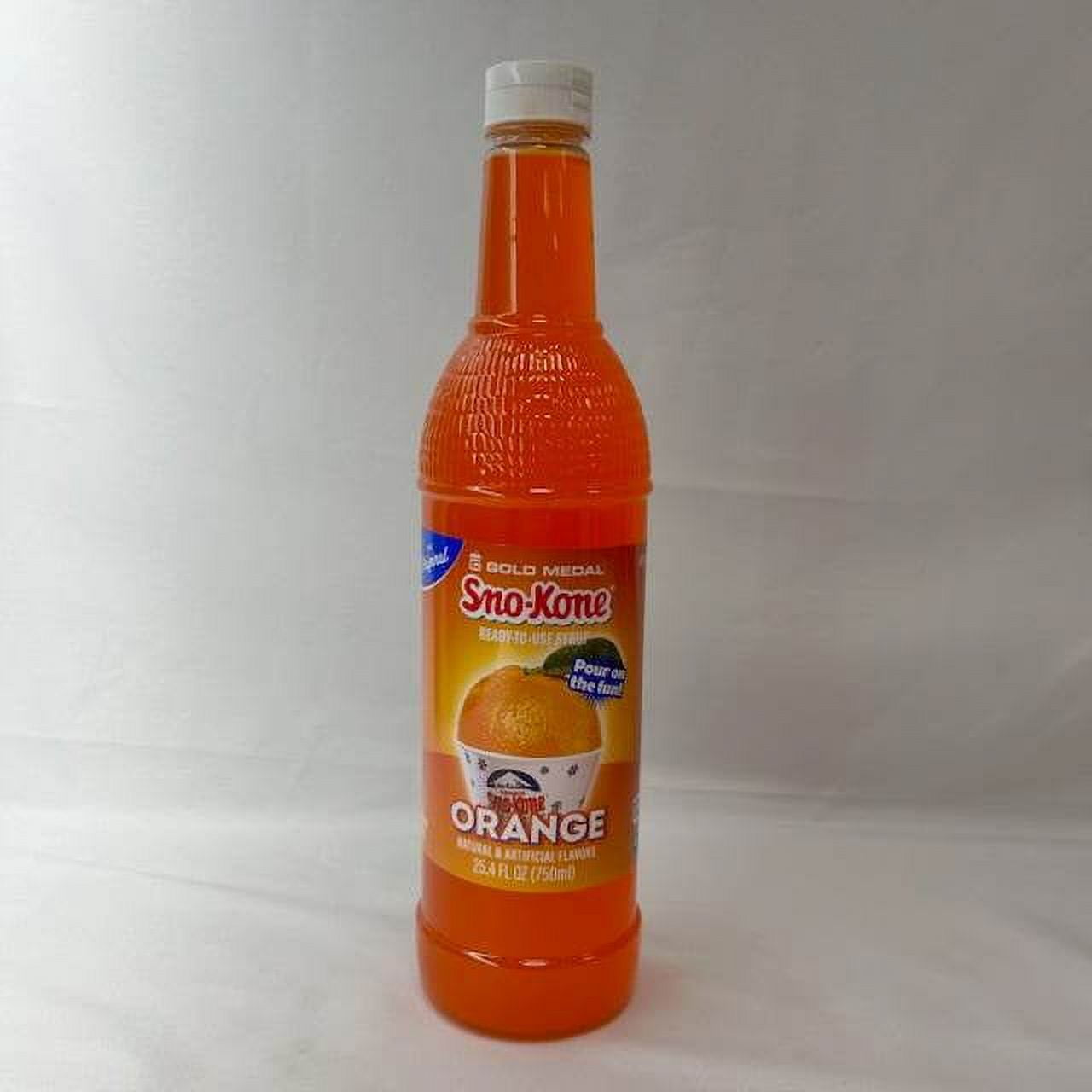 Orange Snow Cone Syrup 25 Oz Sno Treat Snow Cone Syrups For Shaved