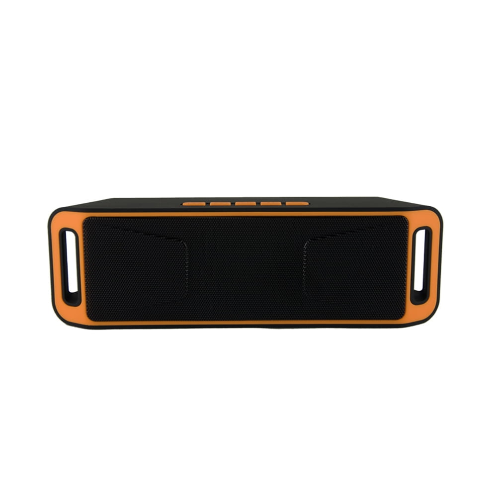 Orange Speaker Computer Home Subwoofer Wireless Outdoor Bass Portable ...