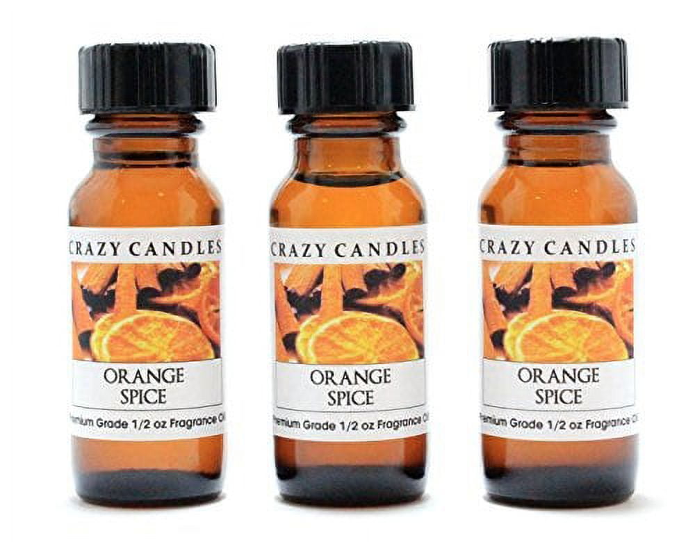 Orange Spice 3 Bottles 1/2 Fl Oz Each 15ml Premium Grade Scented ...