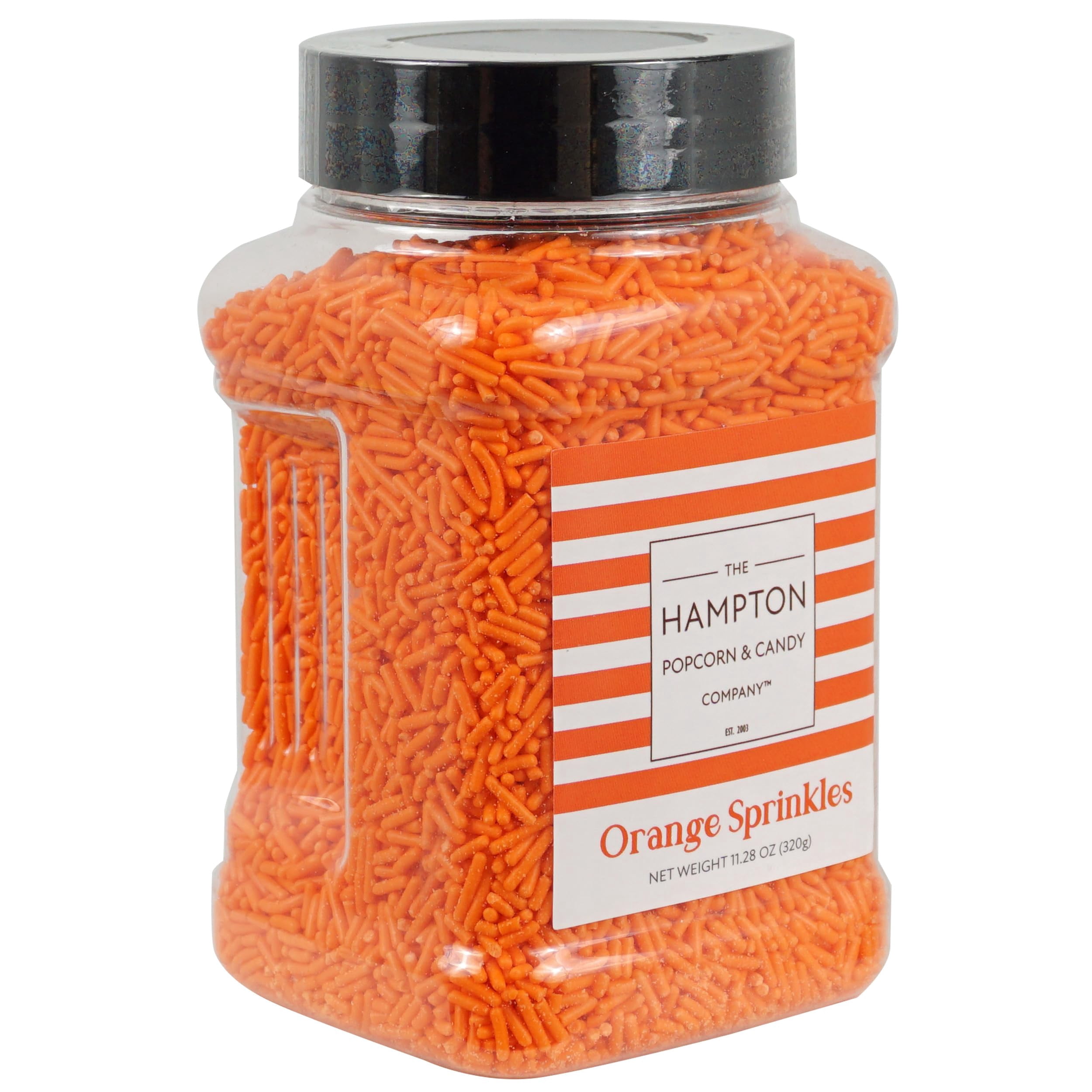Orange Sprinkles Jimmies 11.28 oz, Orange Sprinkles For Cake Decorating ...