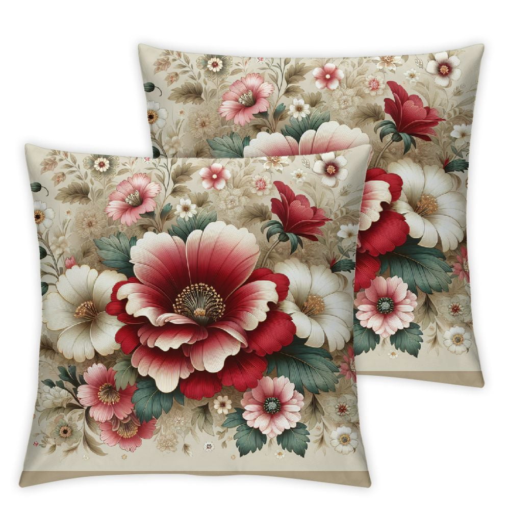 Floral Pillow Covers