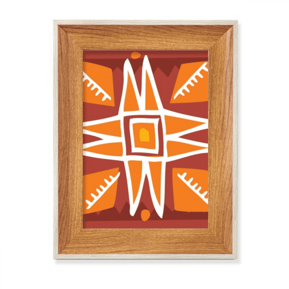 Orange Sun Mexico Totems Ancient Civilization Desktop Wooden Photo ...