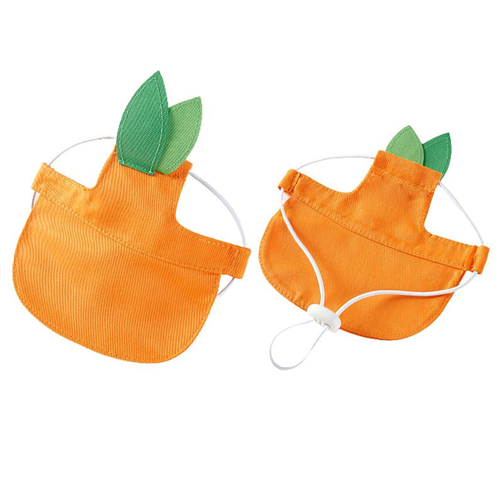 Orange Sunblock Binding Hat Outdoor Sun Hood For Dogs Cat 2024 New Dog ...