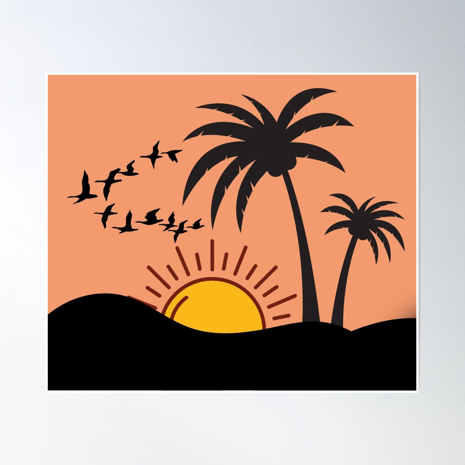 Orange Sunset At The Tropical Beach,Beach Sunset Sky, Beautiful Sunset ...