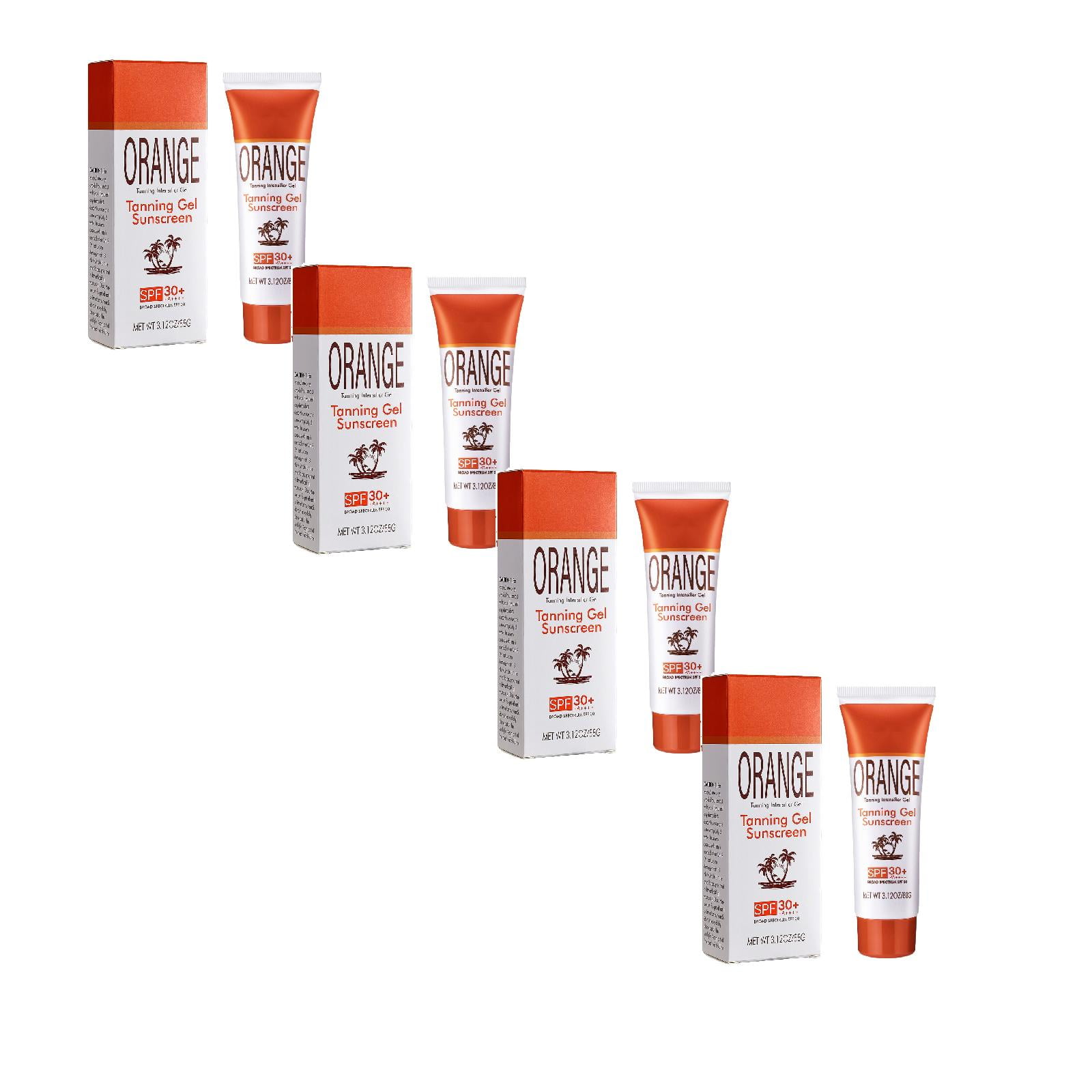 Orange Tanning Gel Sunprotection Cream,Natural Nourishing Tanning ...