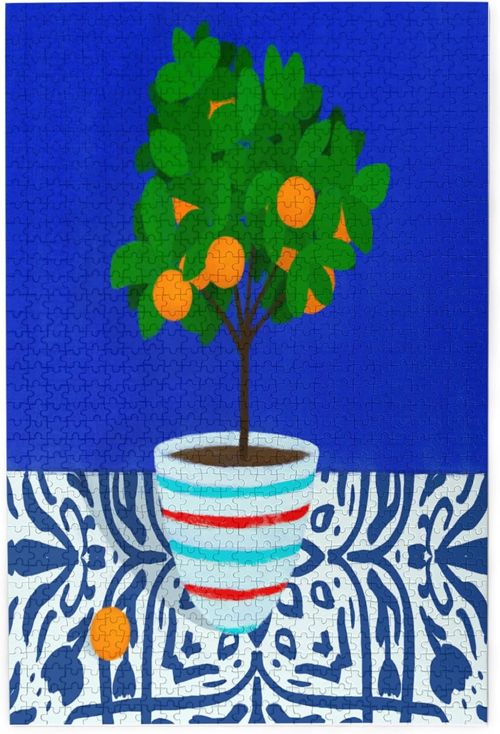 Orange Tree Wooden Puzzle for Adults 1000 Piece Jigsaw Puzzles Fun ...