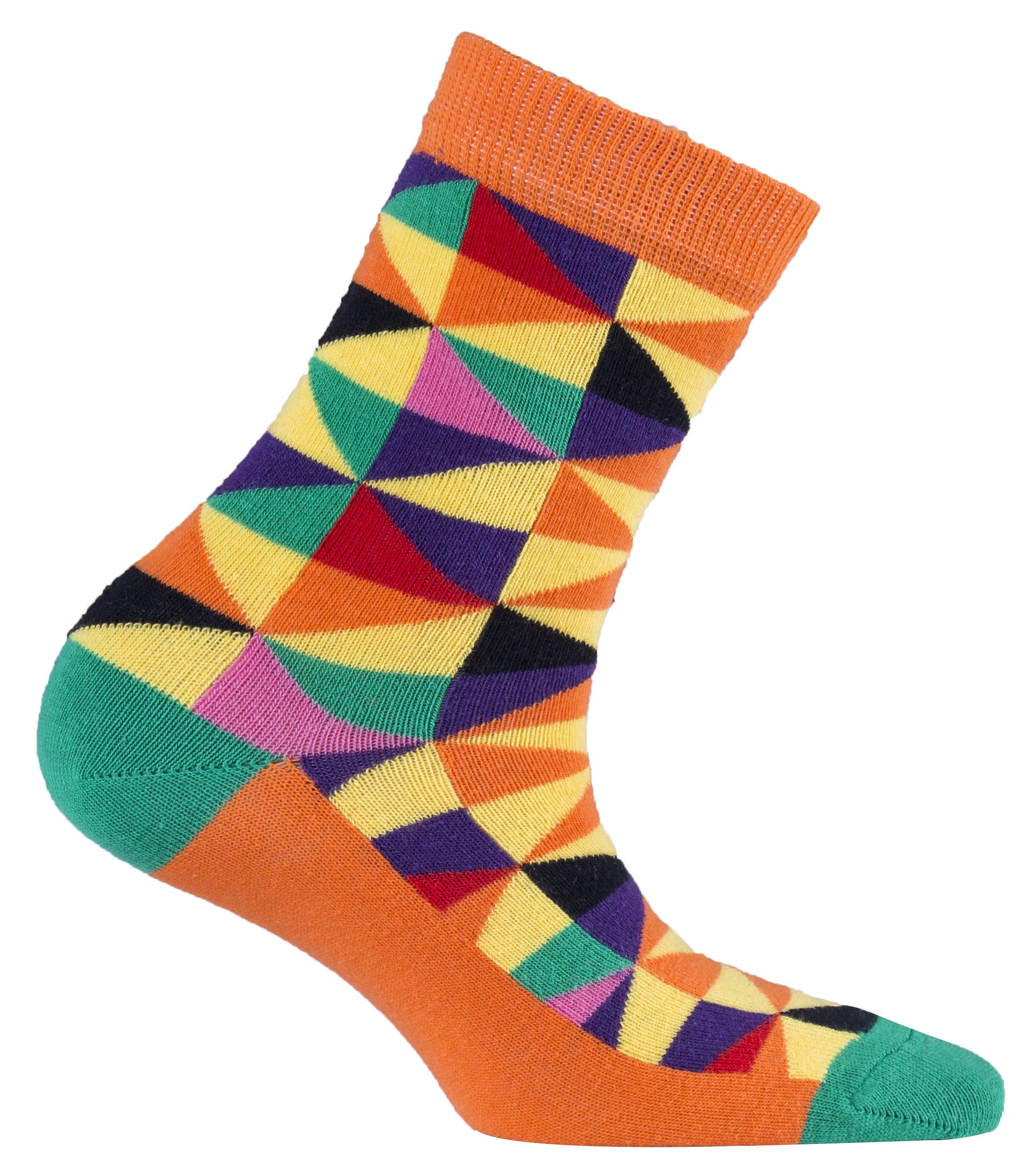 Orange Triangle Socks - Walmart.com