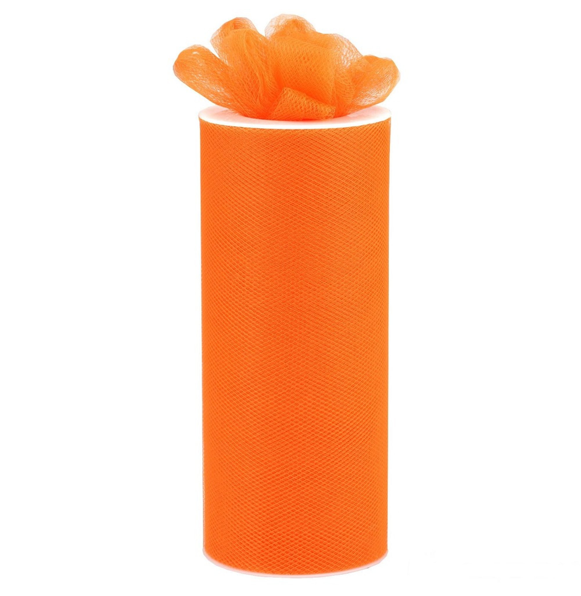 Orange Tulle Fabric - 6 Inches Wide X 25 Yards - Walmart.com