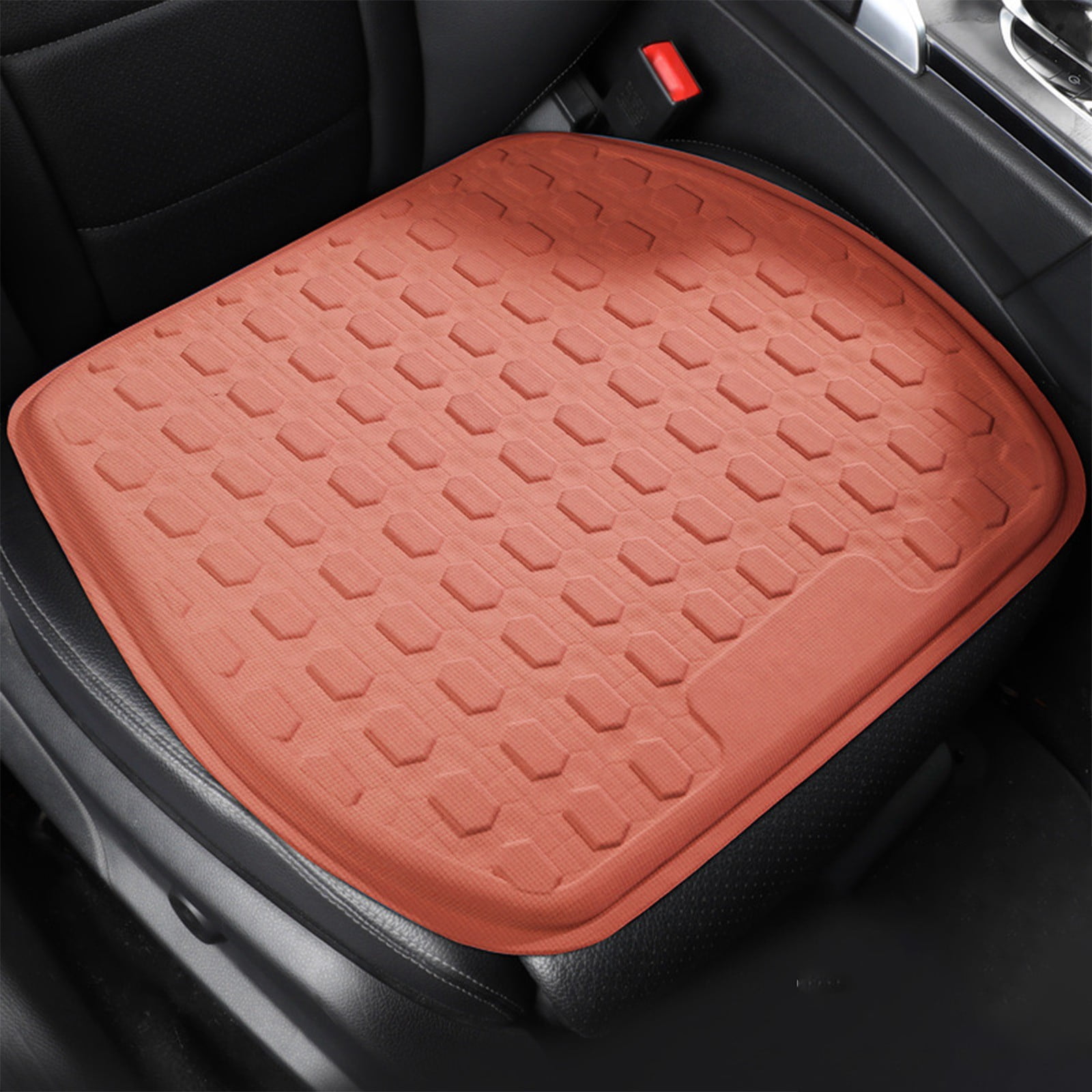 Orange Ventilated Car Seat Cooling Gel Cushion For Summer Heat Relief ...