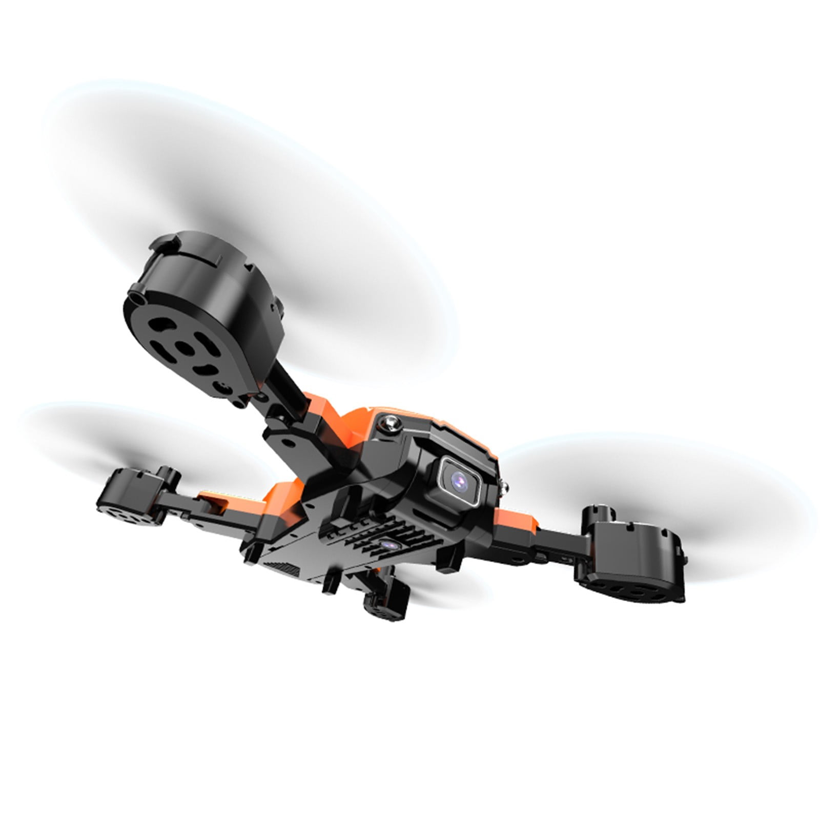 Orange Wifi Fpv Drone With 1080P Camera Altitude Hold Foldable Drone ...