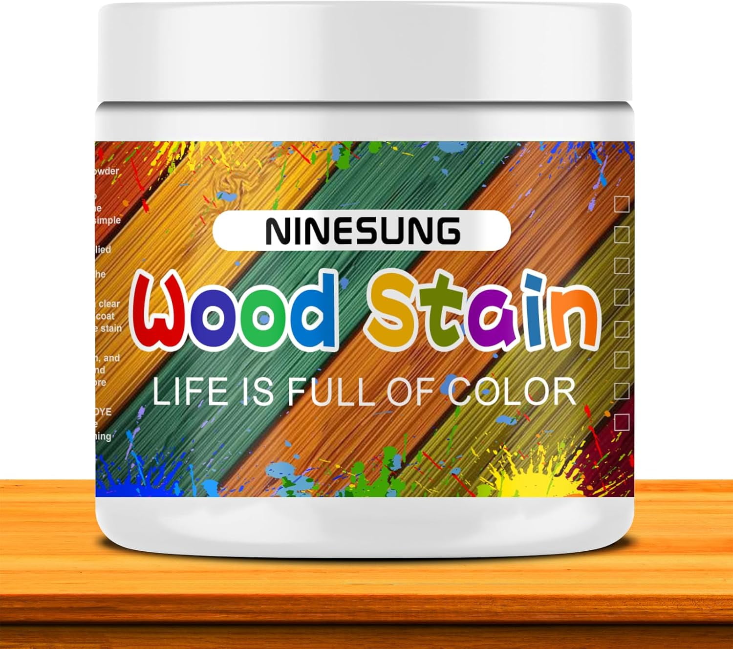 Orange Wood Stain | Wood Scratch Repair | Colored Wood Stain for Indoor ...
