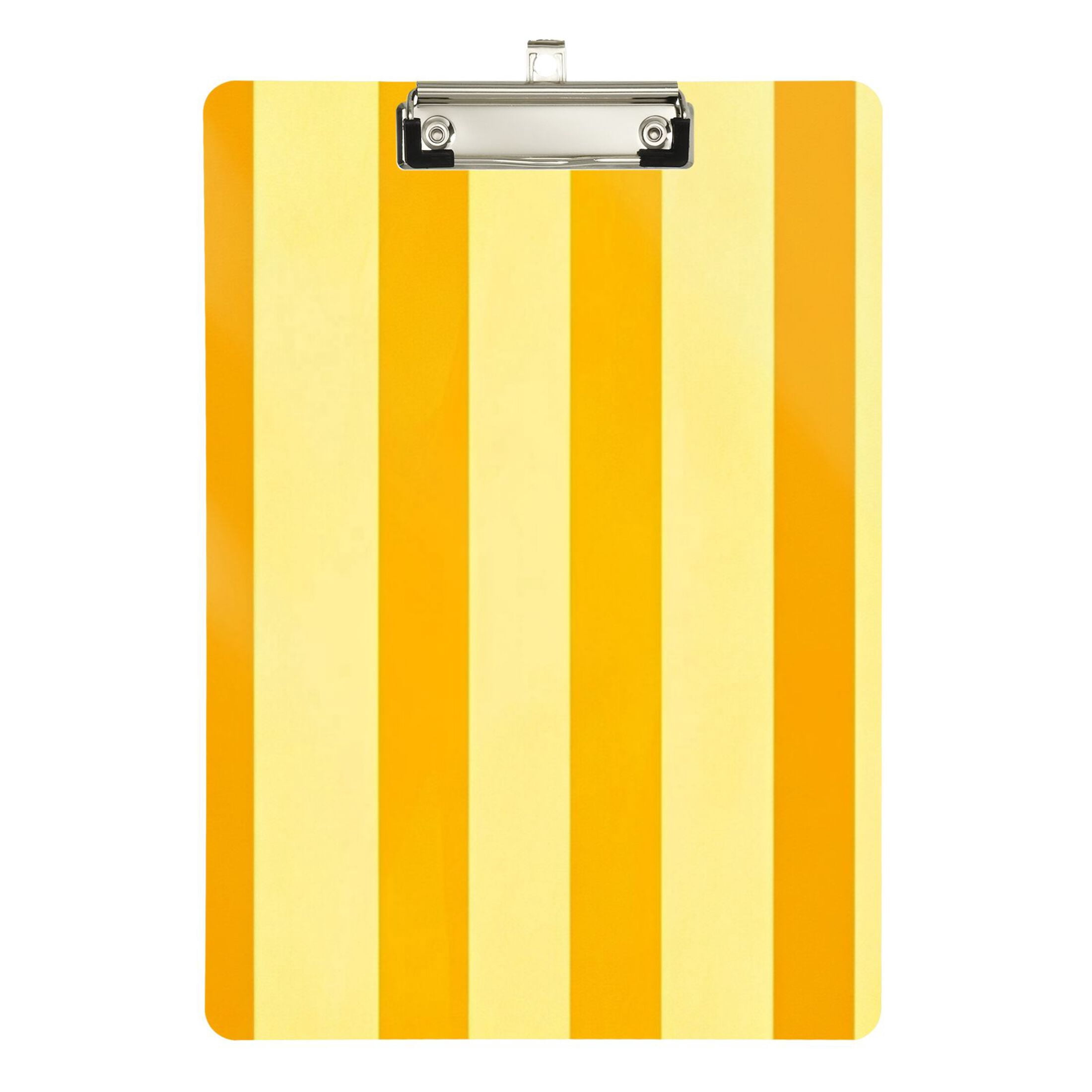 Orange Yellow Vertical Stripes Acrylic Clipboard Drawing Board ...