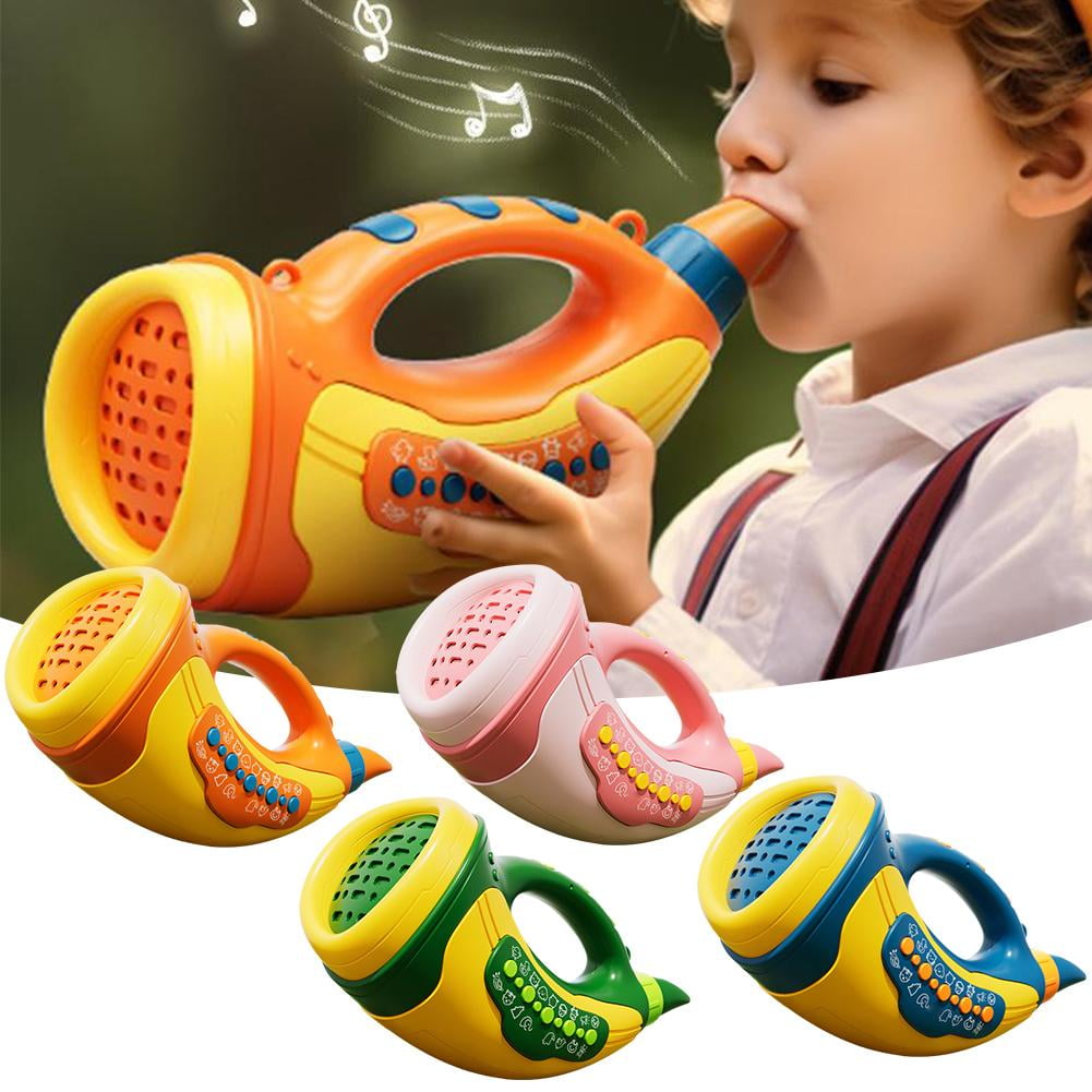 Orange blowing horn animal assembly number simulated sound effect ...