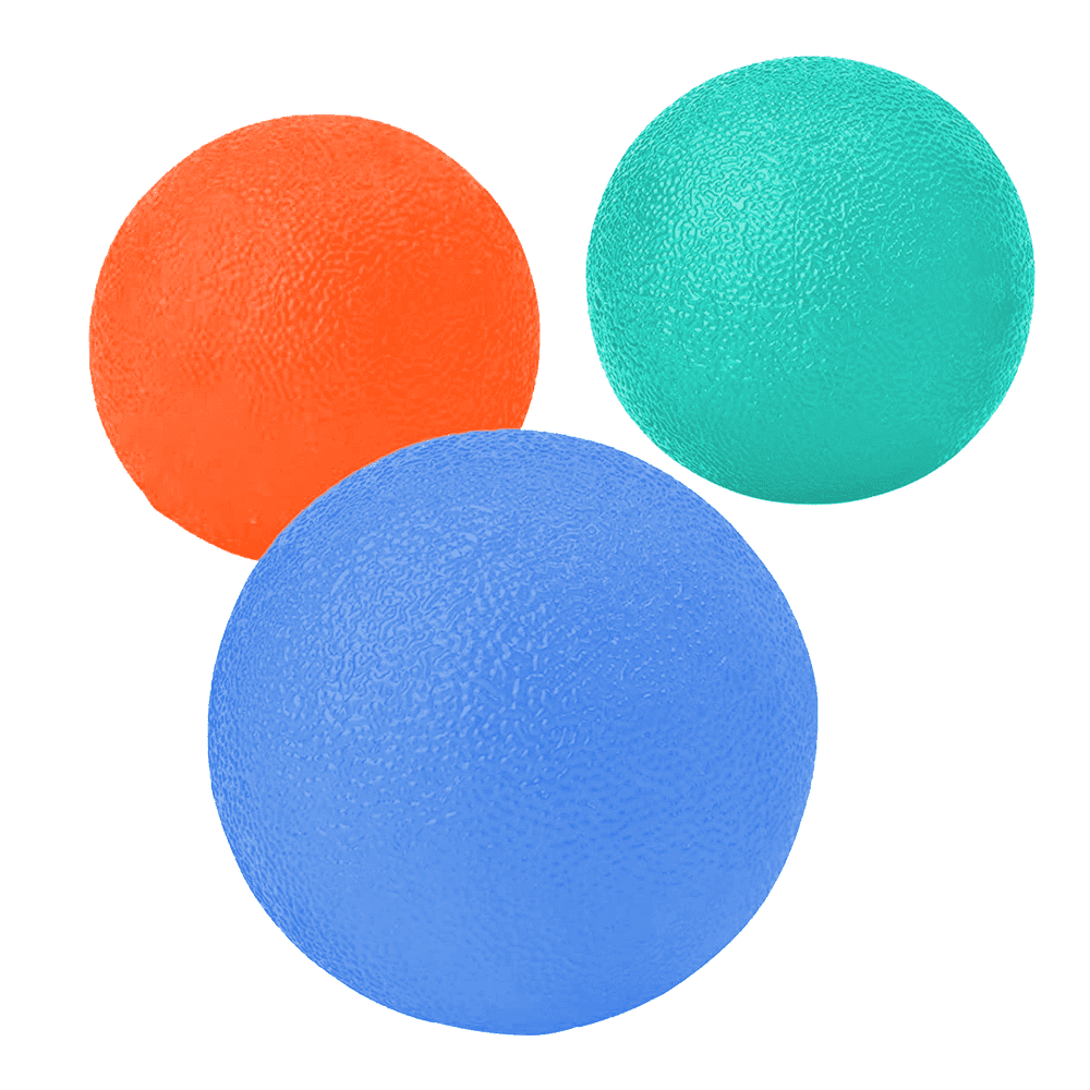 Orange+blue+green Hand Therapy Balls Set of 3 Finger Wrist ...