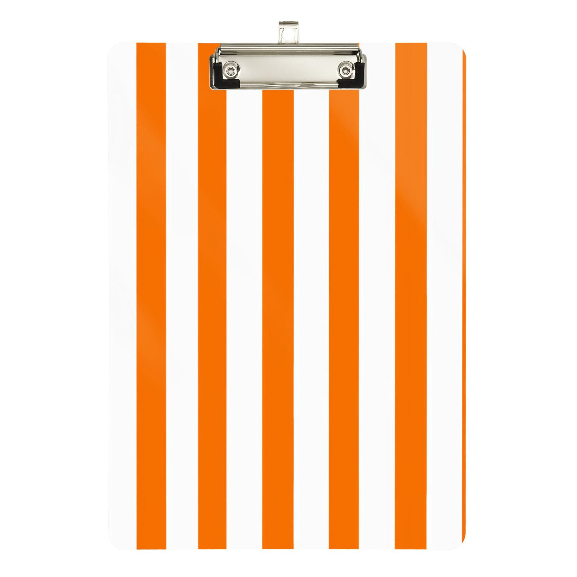 Orange-white Stripes Acrylic Clipboard Drawing Board Clipboard with ...