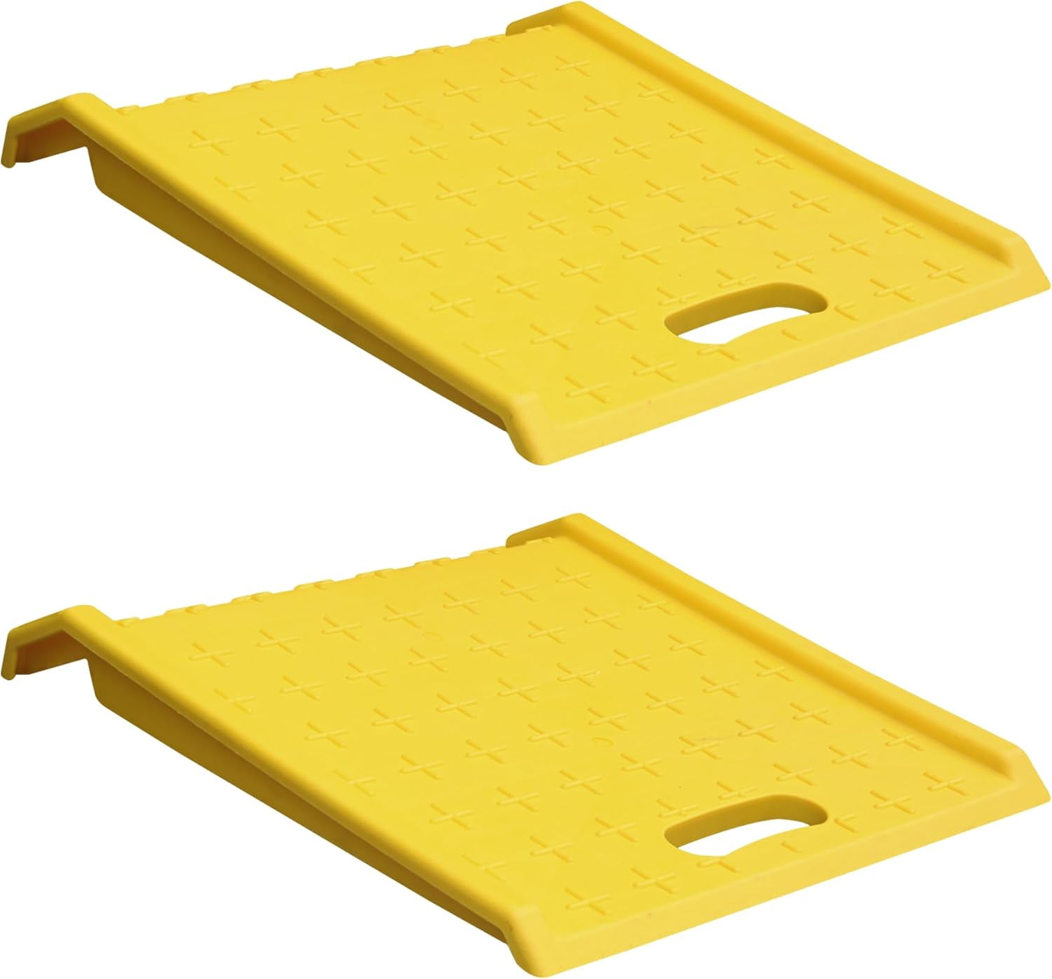 OrangeStar Portable Curb Ramps, 2 Pack Plastic Bridge Curbside ...