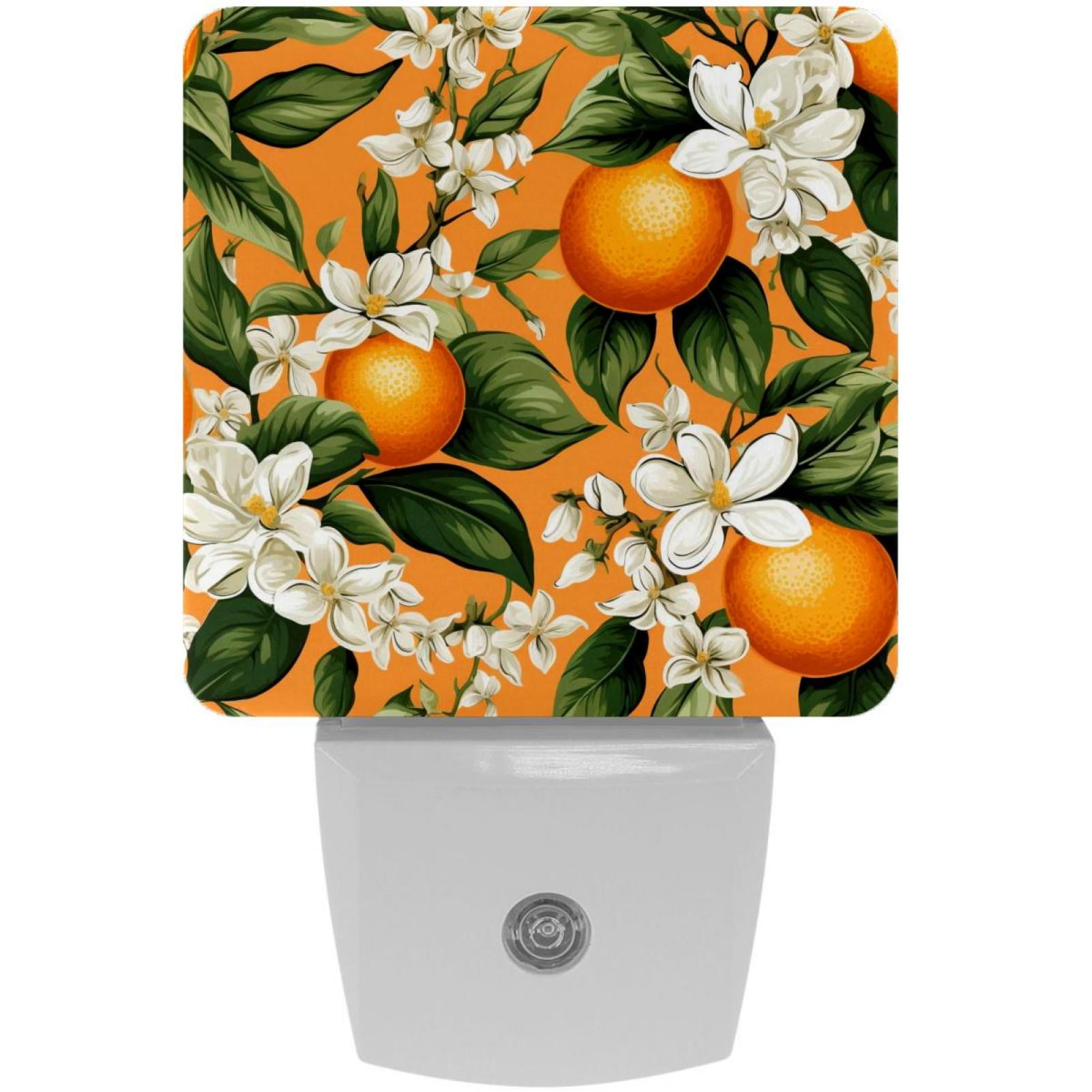 Oranges LED Square Night Light - Energy Efficient Plug-in Nightlight ...