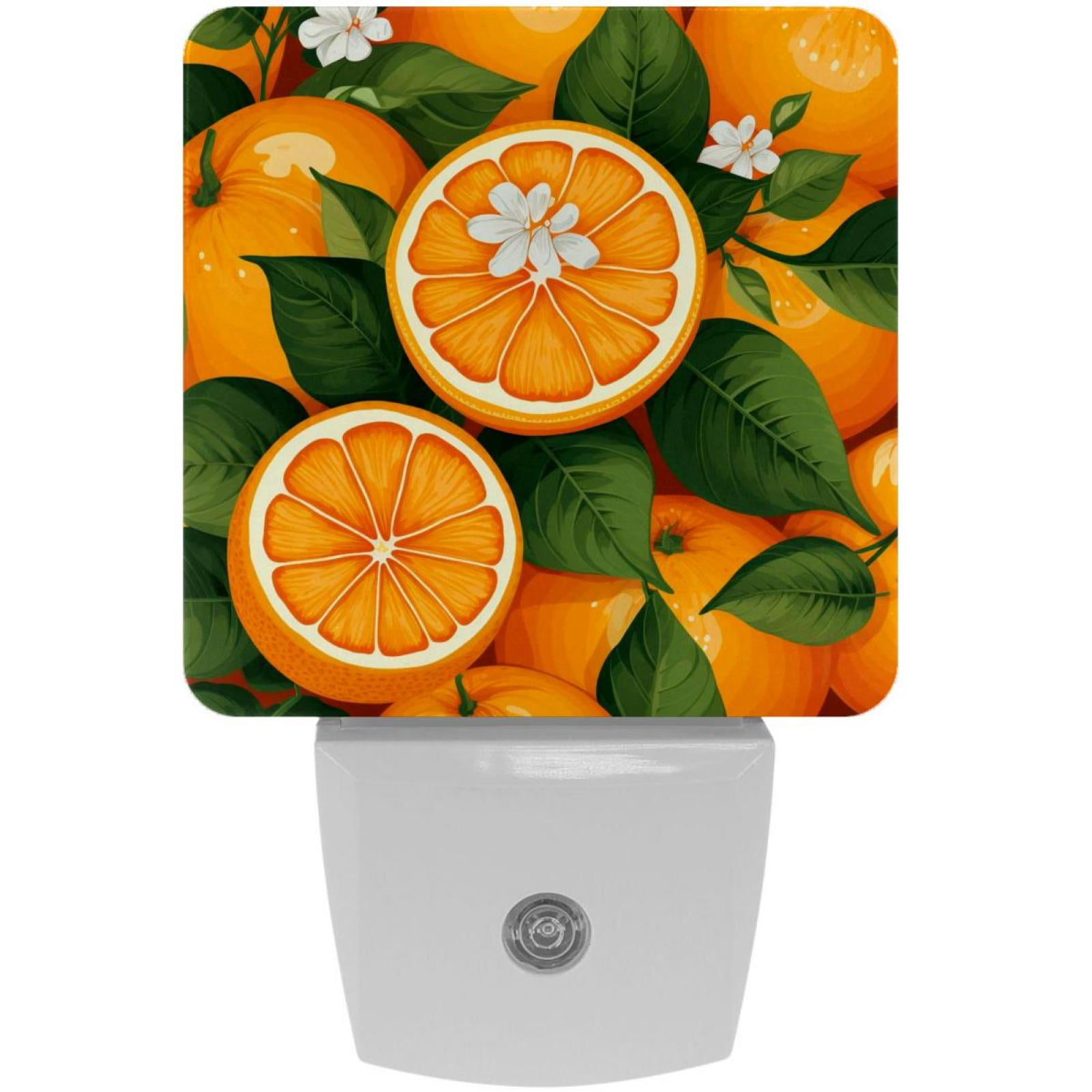 Oranges LED Square Night Lights - Modern and Versatile Plug-in Lighting ...