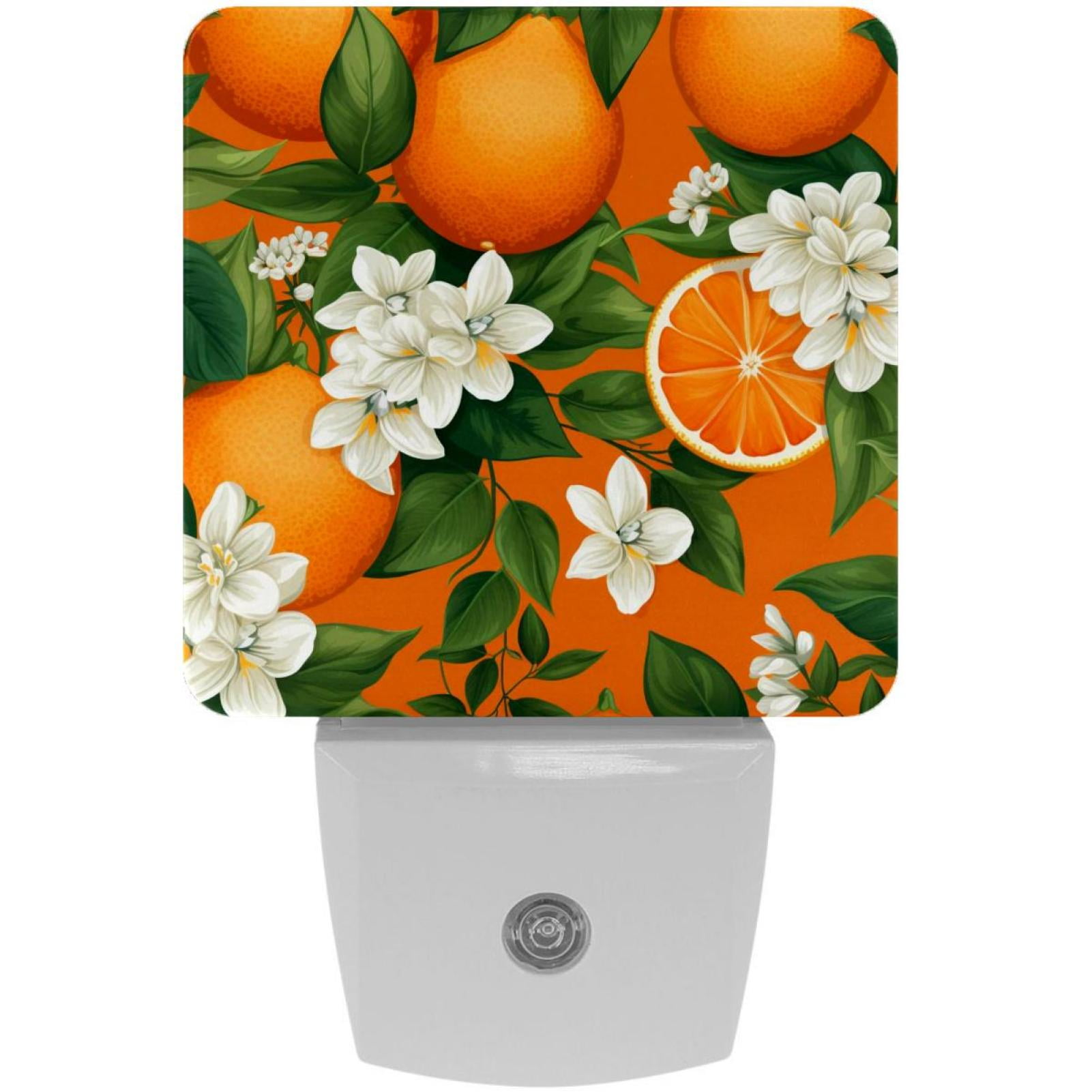 Oranges LED Square Night Lights - Modern and Versatile Plug-in Lighting ...