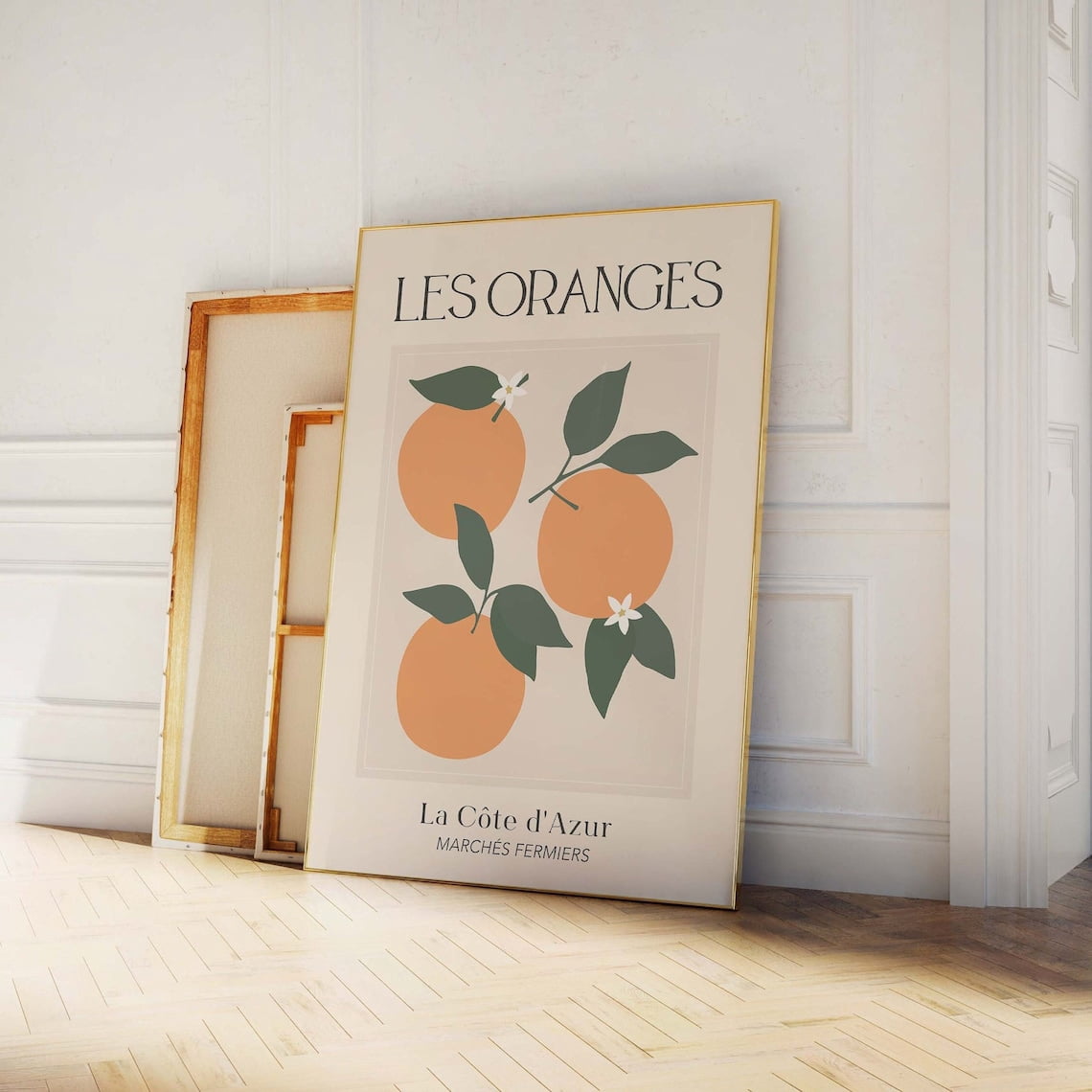 Oranges Poster Orange Fruit Market Botanical Wall Art Kitchen Cute ...