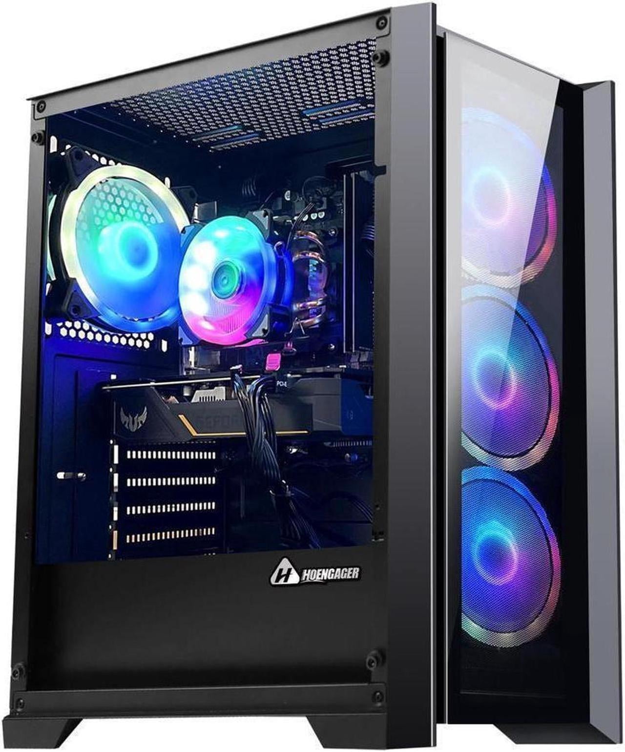 Hoengager Apollo Gaming PC -AMD Ryzen 7 5700G 8-Core 3.8GHz - RTX 3060 ...