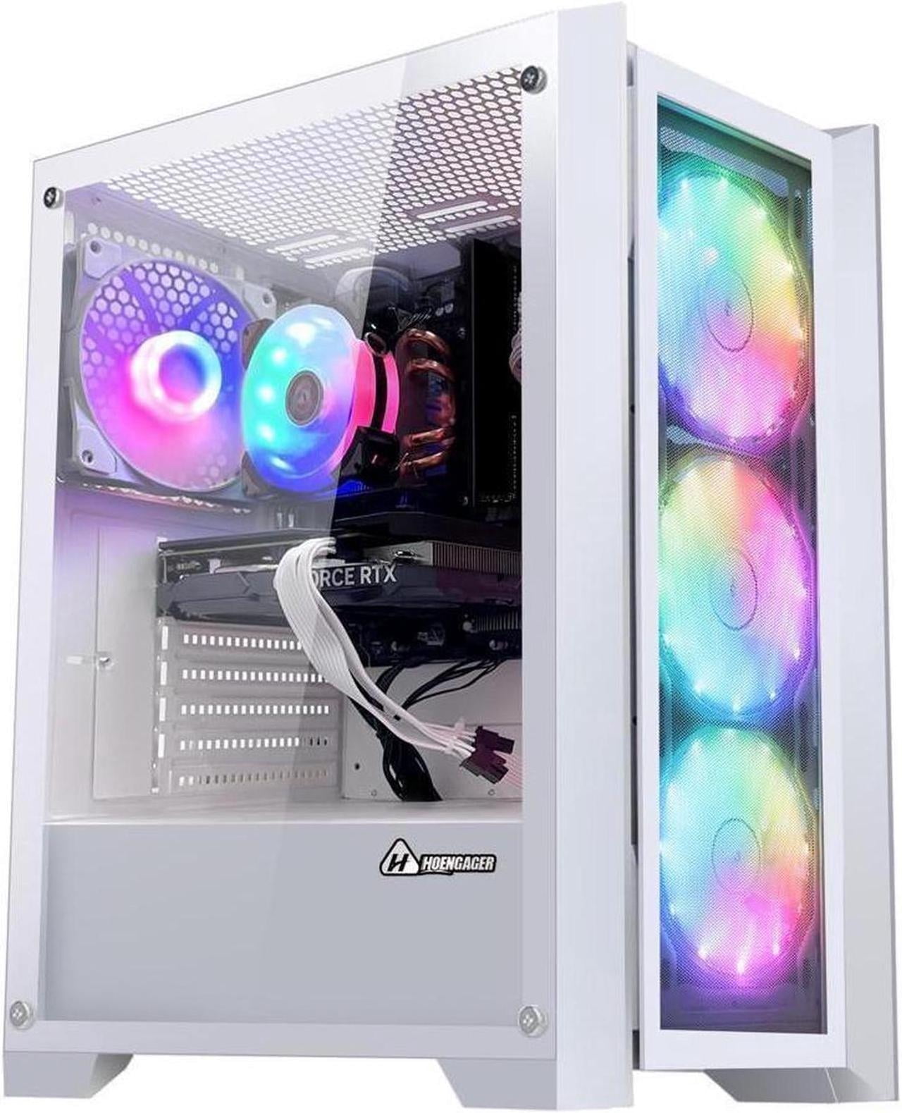 Hoengager Apollo Gaming PC -AMD Ryzen 7 5700G 8-Core 3.8GHz - RTX 4070 ...
