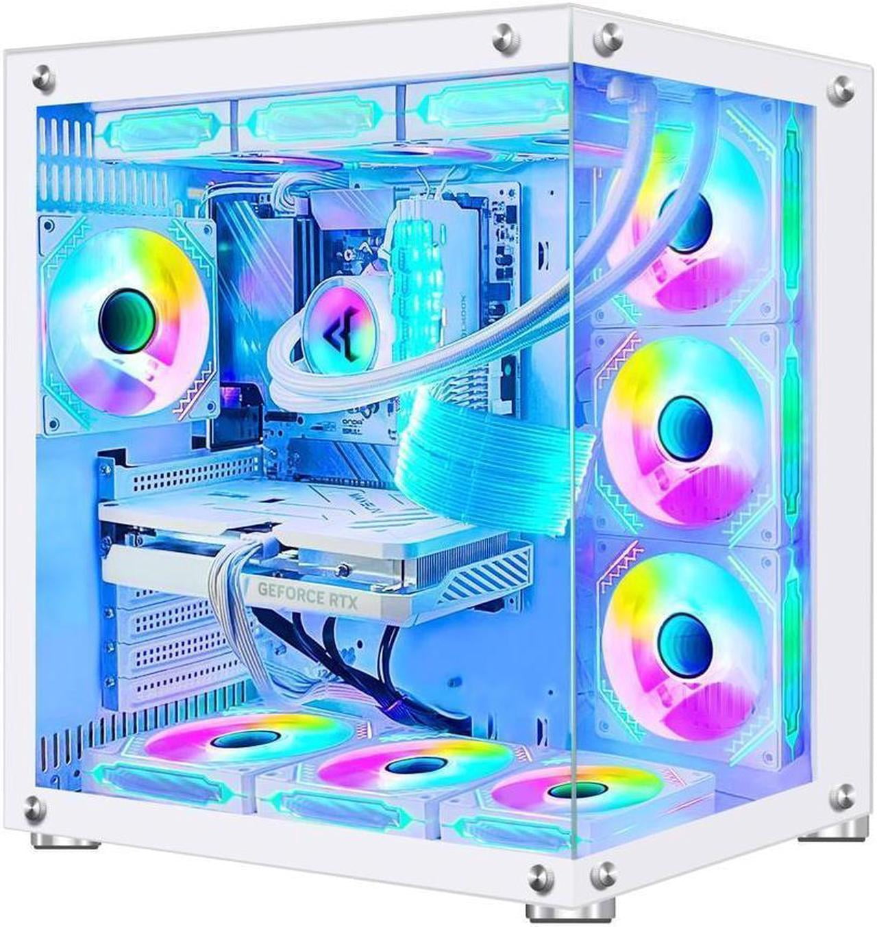 Orangexin Ares Gaming Desktop PC - AMD Ryzen 5 5600X 6-Core 3.7GHz- GeForce RTX 4060 - 16GB DDR4 ...