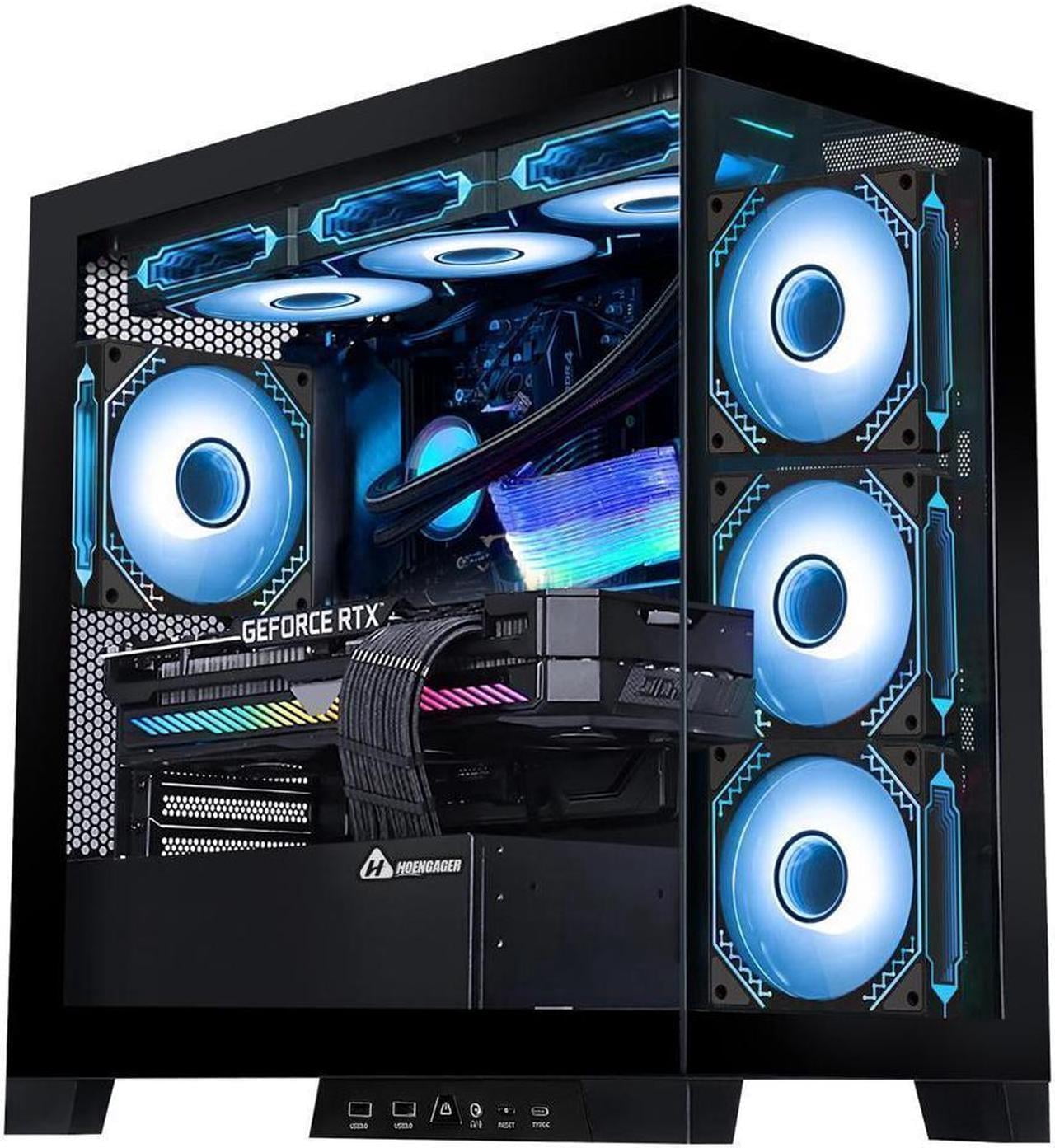 Hoengager Ocean Park Gaming PC-AMD 8-Core Ryzen 7 5700G-RTX 4060 Ti 8GB ...
