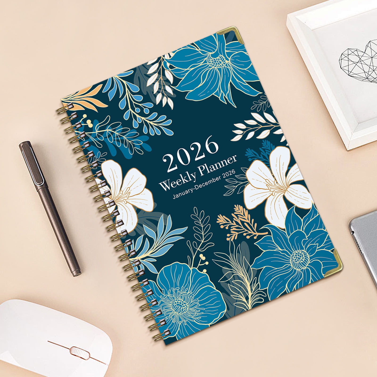 Orangide 2026 English Planner,A5 Durable Schedule Book with Separating ...