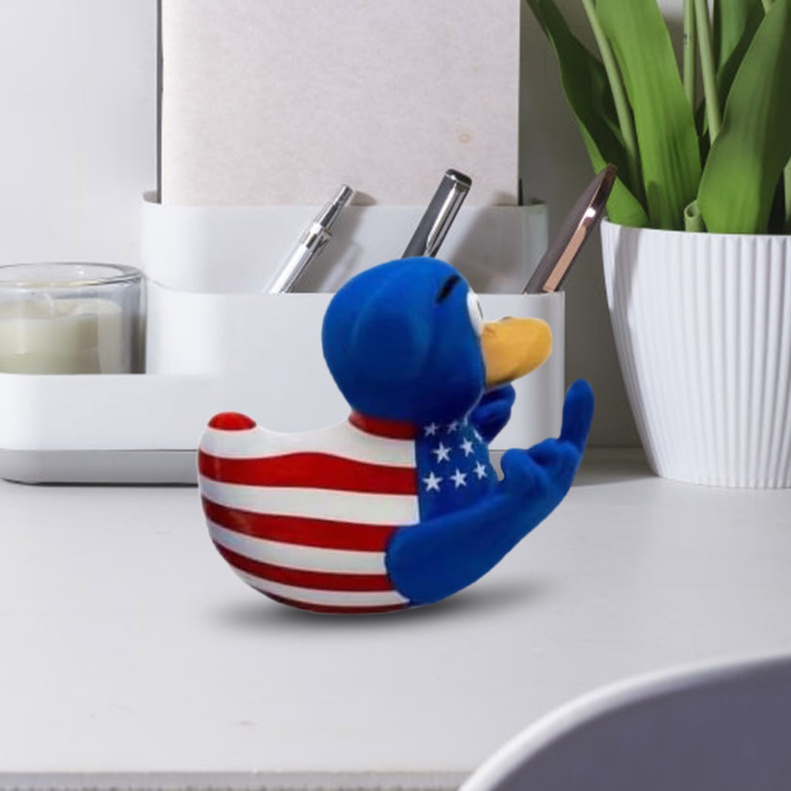 Orangide Blue Finger Ducks with US Flag Pattern, Finger Ducks for Car ...