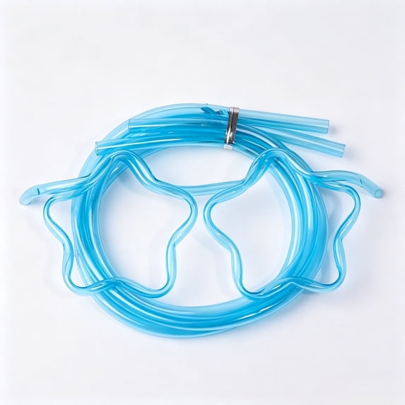 Orangide Funny Five-Pointed Star Straws With Glasses Hands-Free ...