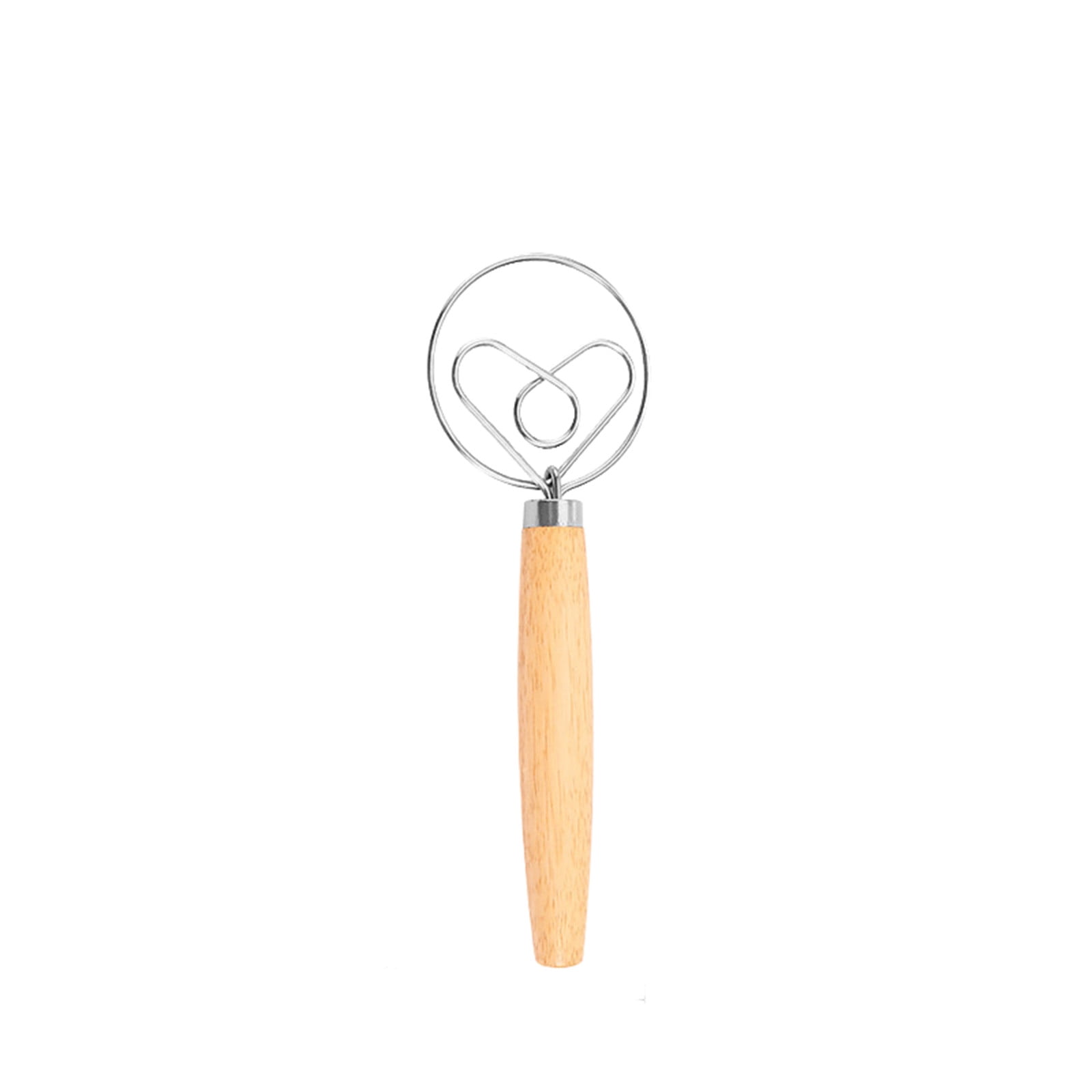 Orangide Heart Shaped Dough Whisk Stainless Steel Bread Beater with ...