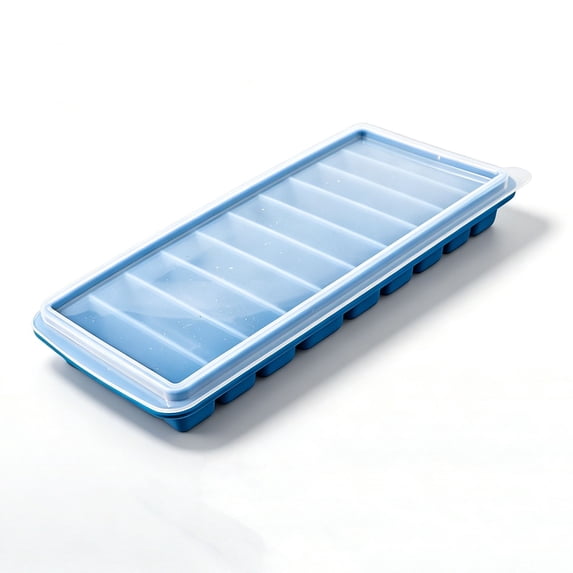Orangide Silicone 10 Compartment Long Strip Ice Tray - Easy Release Ice ...