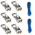 Orangide Tent Guyline Tensioner Set - 6 Pcs, Locking Rope Adjusters ...