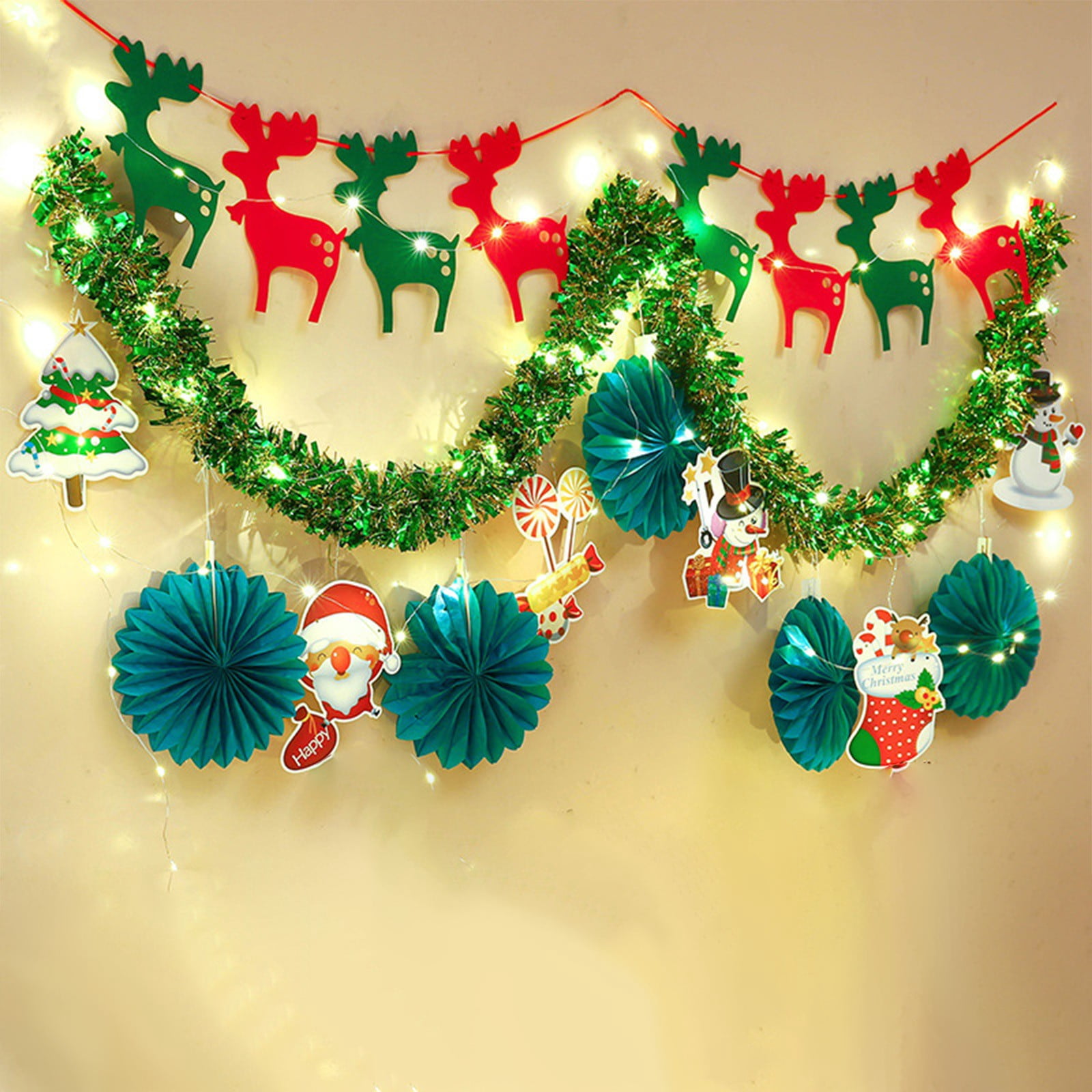 Orangide Wall Mounted Christmas Trees with LED Light,Ki-ds Toys Wall ...