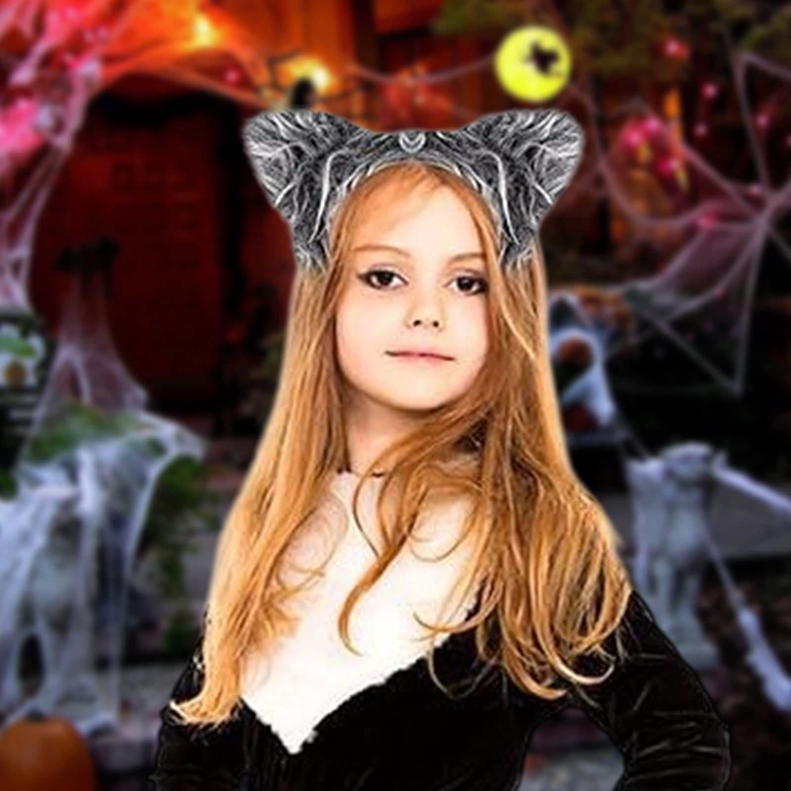 Orangide Wolf Costume Accessory Set,Cute Animal Ears Tail and Gloves ...