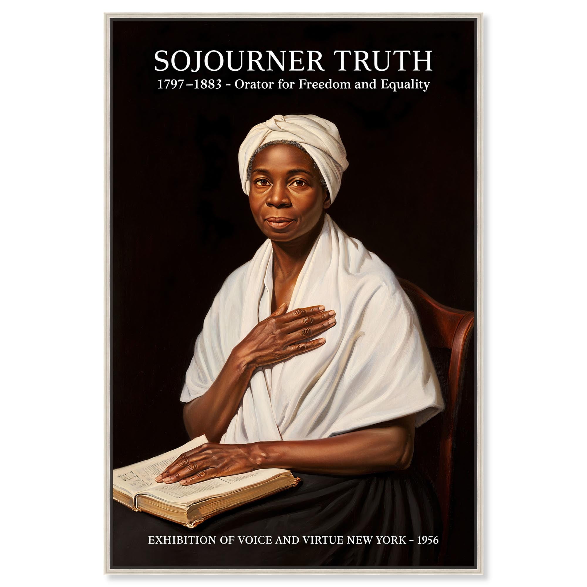 Orator for Equality Canvas Famous Women Poster by Art Remedy, Silver ...