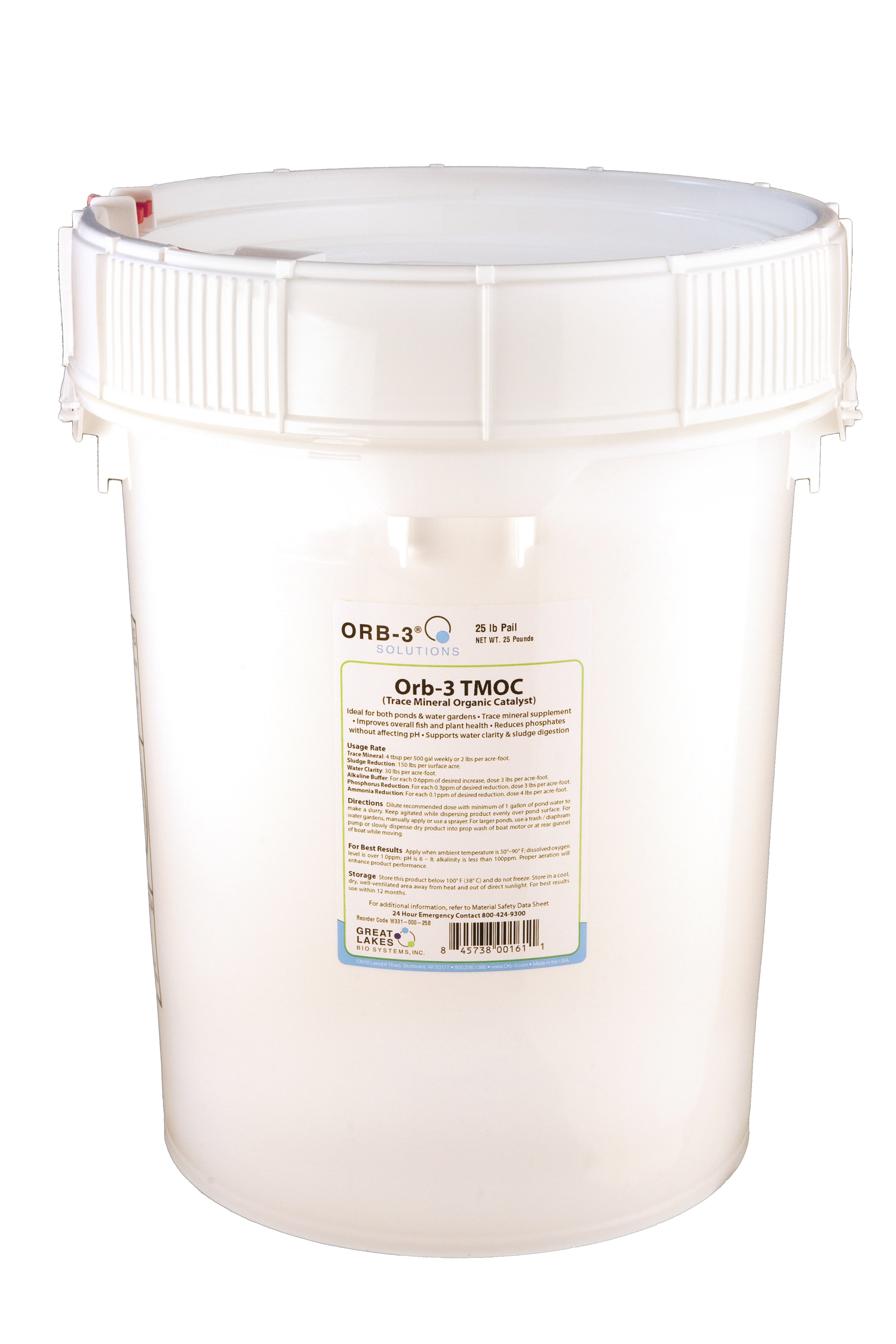 Orb-3 TMOC (Trace Mineral Organic Catalyst) (25-Pound Pail) - Walmart.com