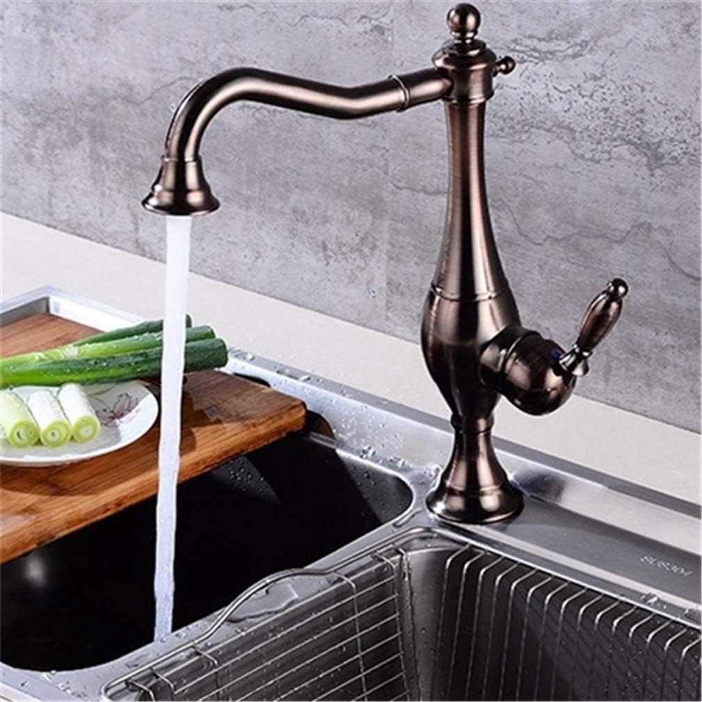 Orb/Black Kitchen Faucet Blackened Kitchen Sink Mixer Tap Orb Oil Brushed Black Crane Faucet ...