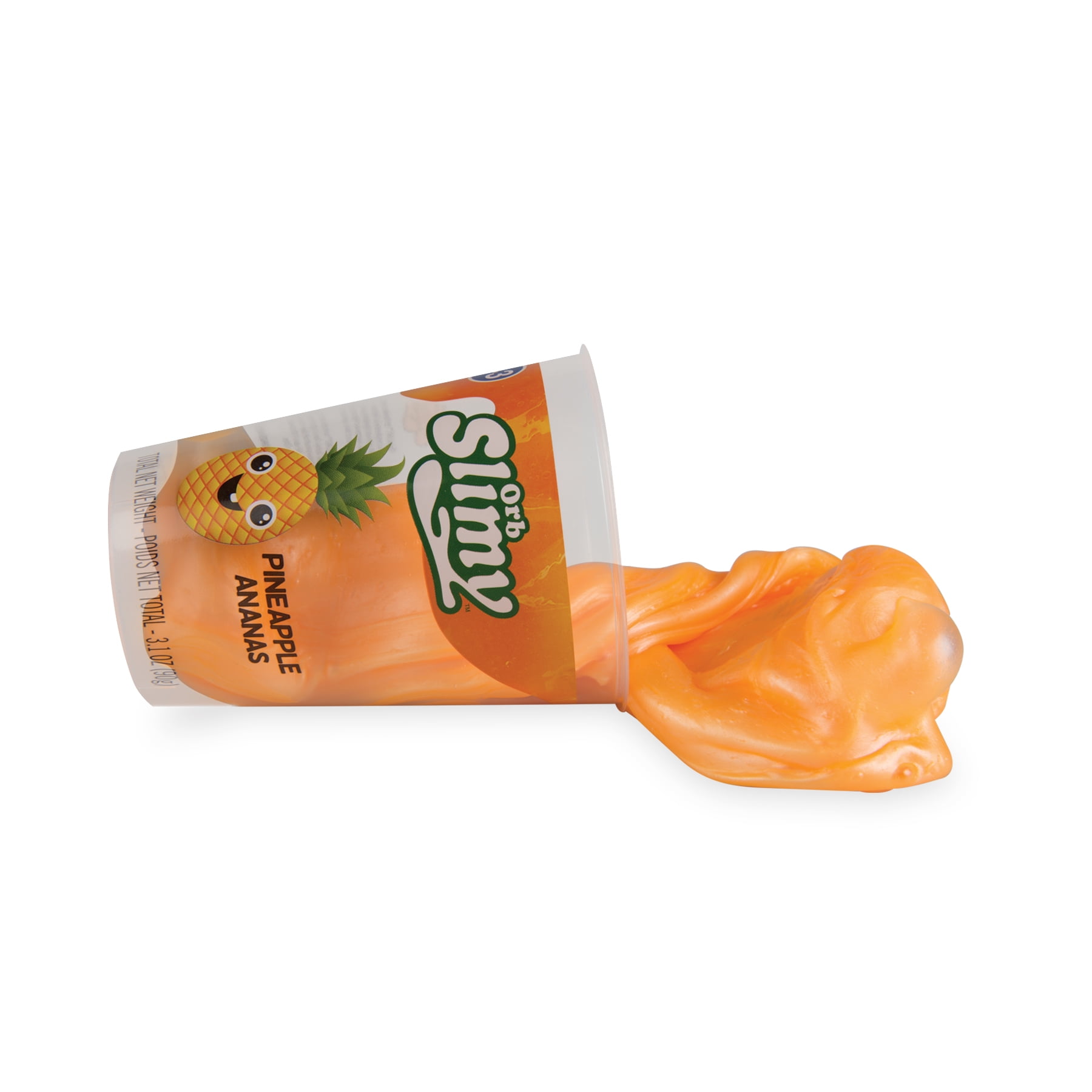Orb-Slimy™ Fruit Scents Pineapple Slime 3.1oz - Walmart.com