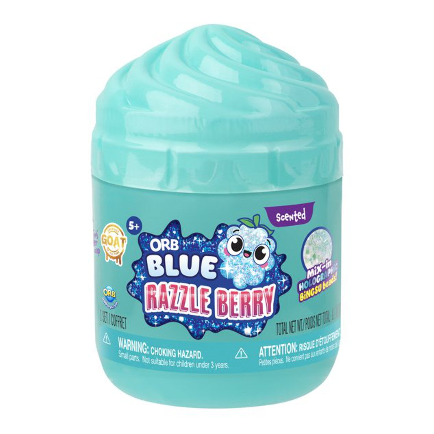 Orb Toys - ORB™ GOAT Slimi Slime Blue Razzle Berry - Walmart.com