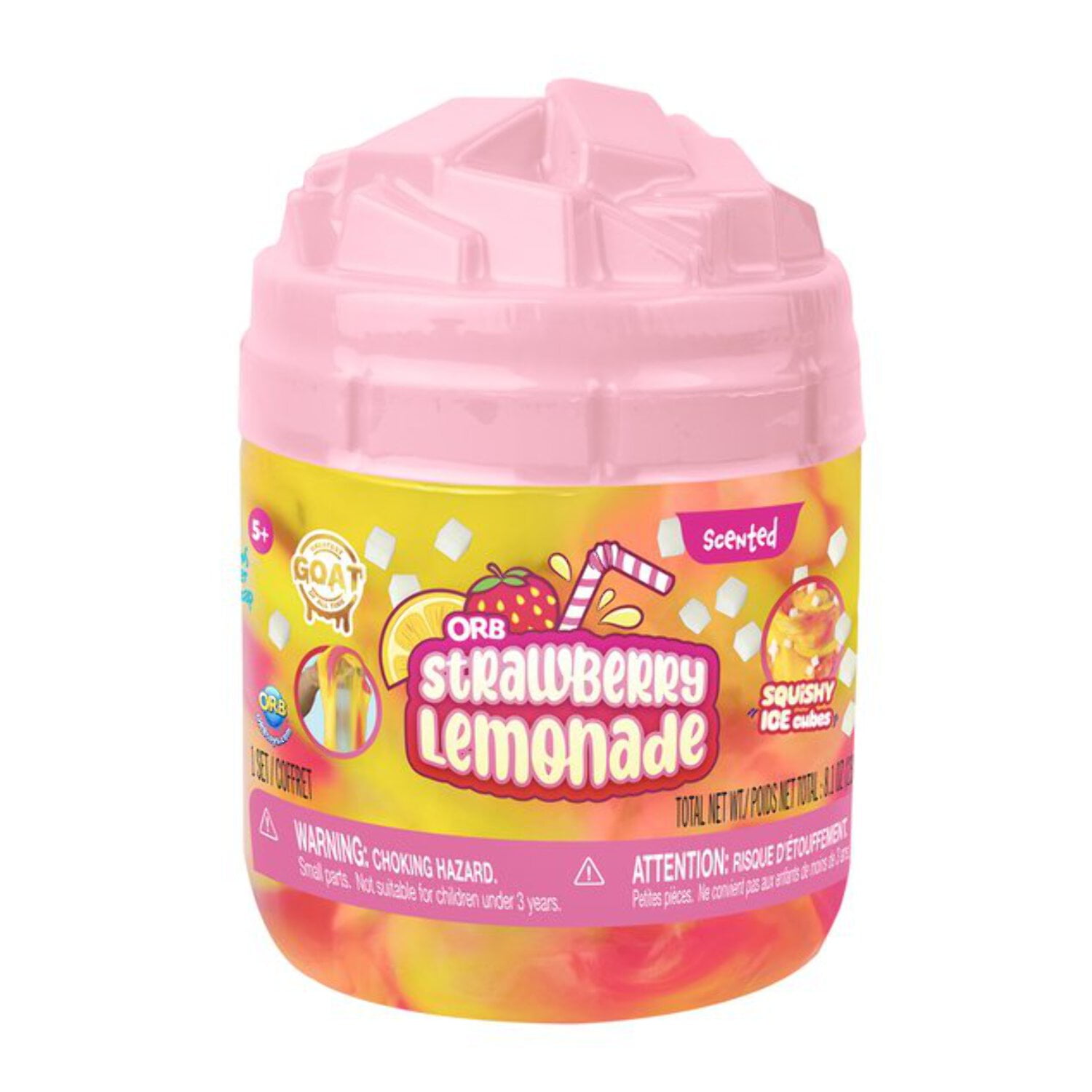 Orb Toys - ORB™ GOAT Slimi Slime Strawberry Lemonade - Walmart.com
