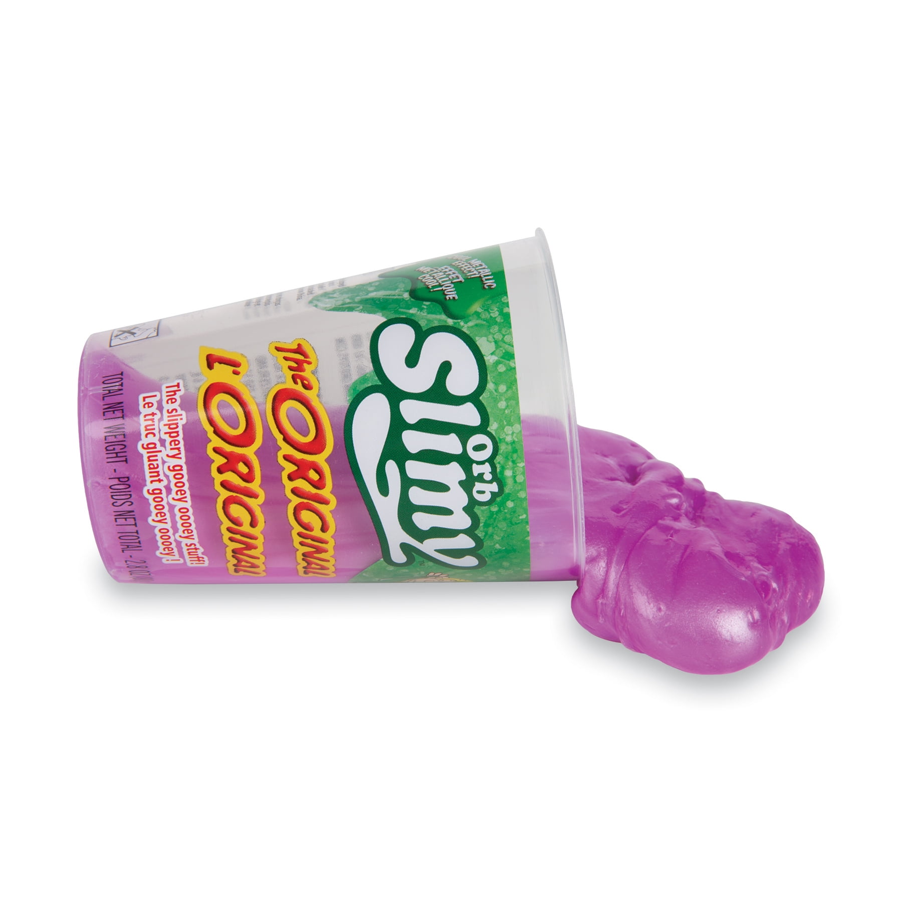 OrbSlimy Original Metallic Purple Slime - Walmart.com