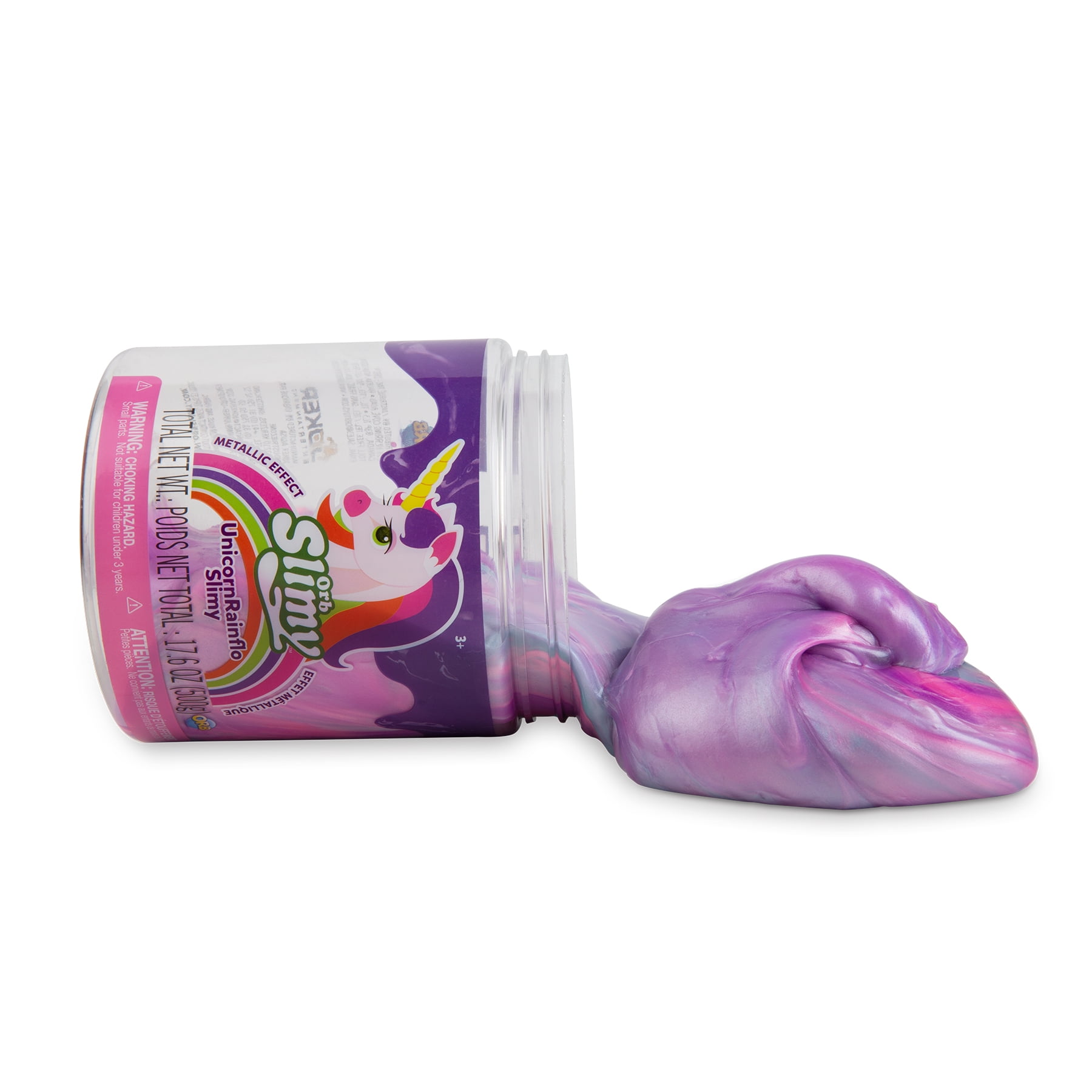 OrbSlimy UnicornRainflo Slimy Slime - Metallic Effect Slime - Walmart.com