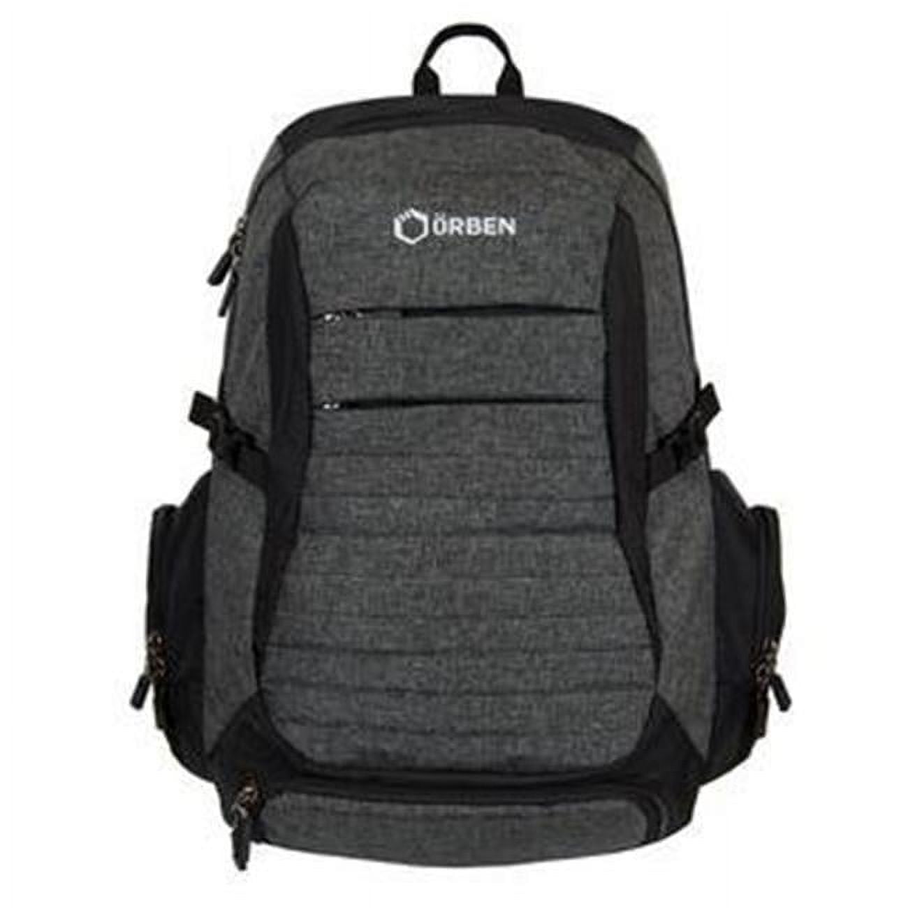 Orben OR170-04045-HBK9 Wend Laptop Backpack, Heather Black - Walmart.com
