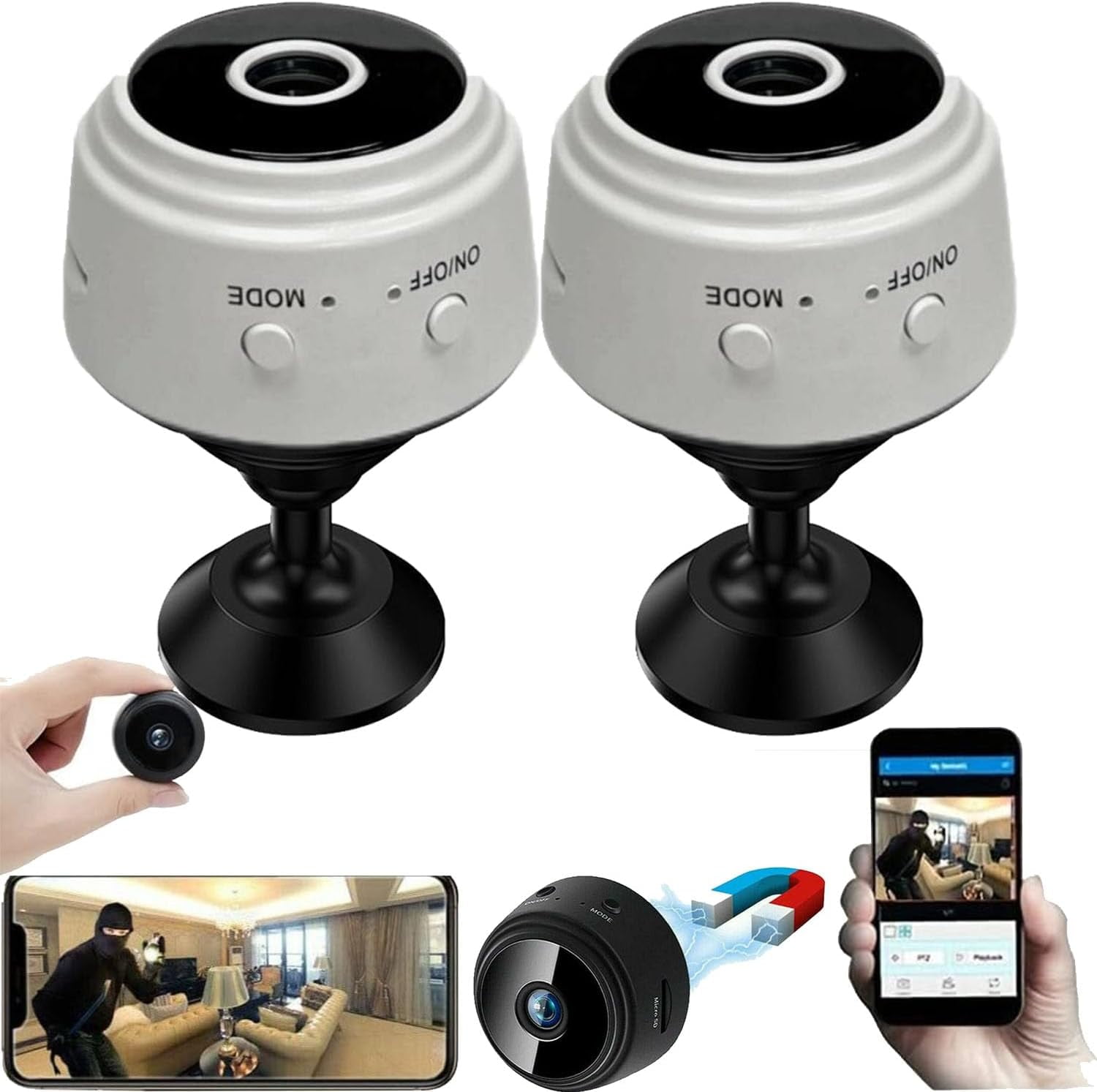 Orbicam Magnetic Mini Security Camera, Orbicam Security Camera, Orbicam ...