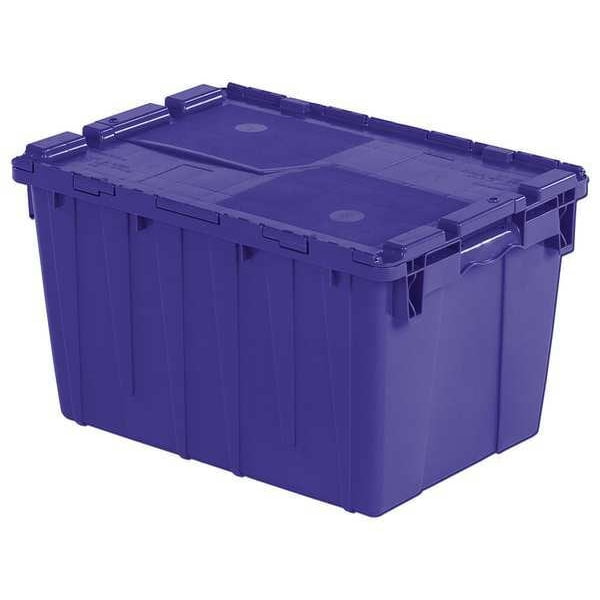 Orbis Attached Lid Container,Blue,Solid,HDPE FP182 Blue - Walmart.com